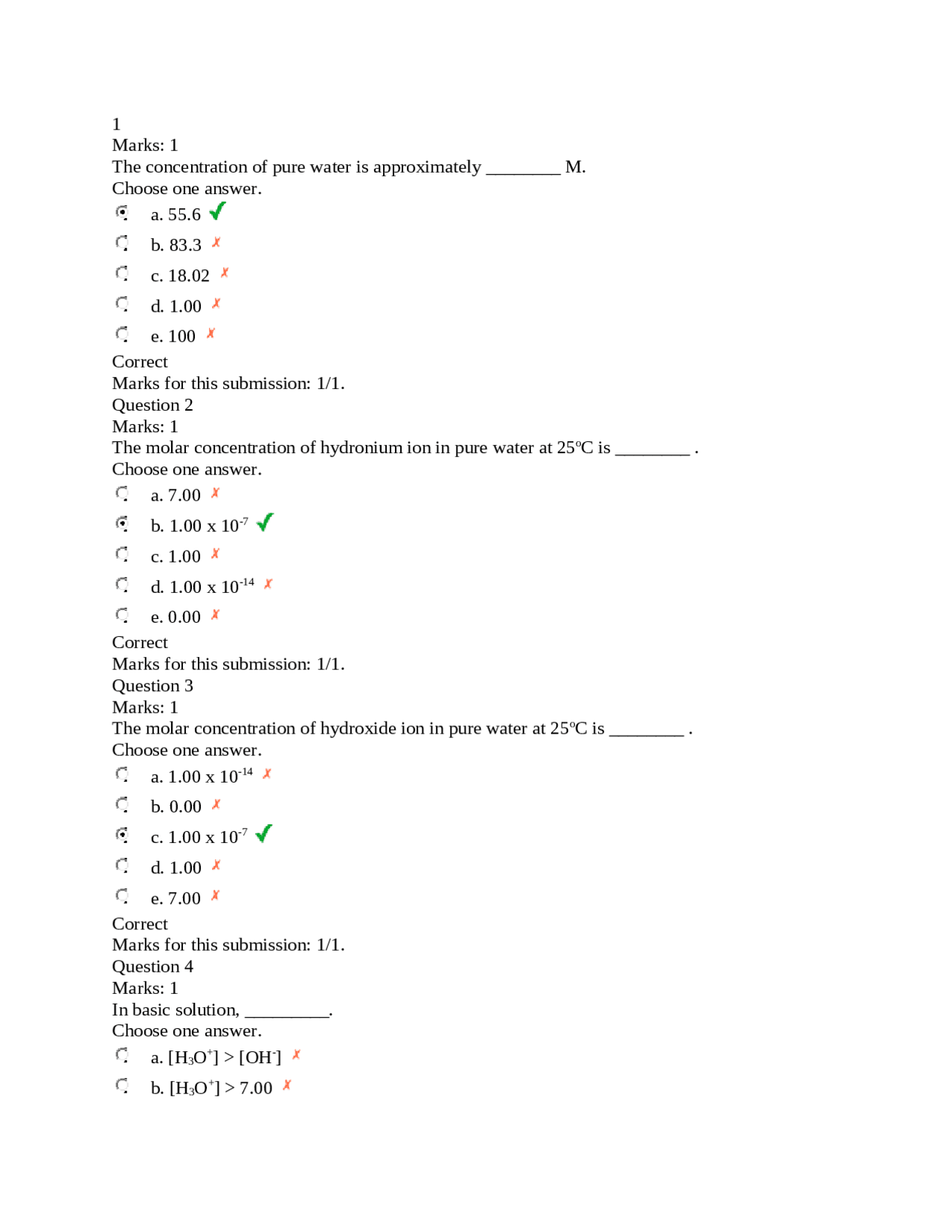 6 Solved Questions In Introduction To Chemistry Ii Quiz Che 1102
