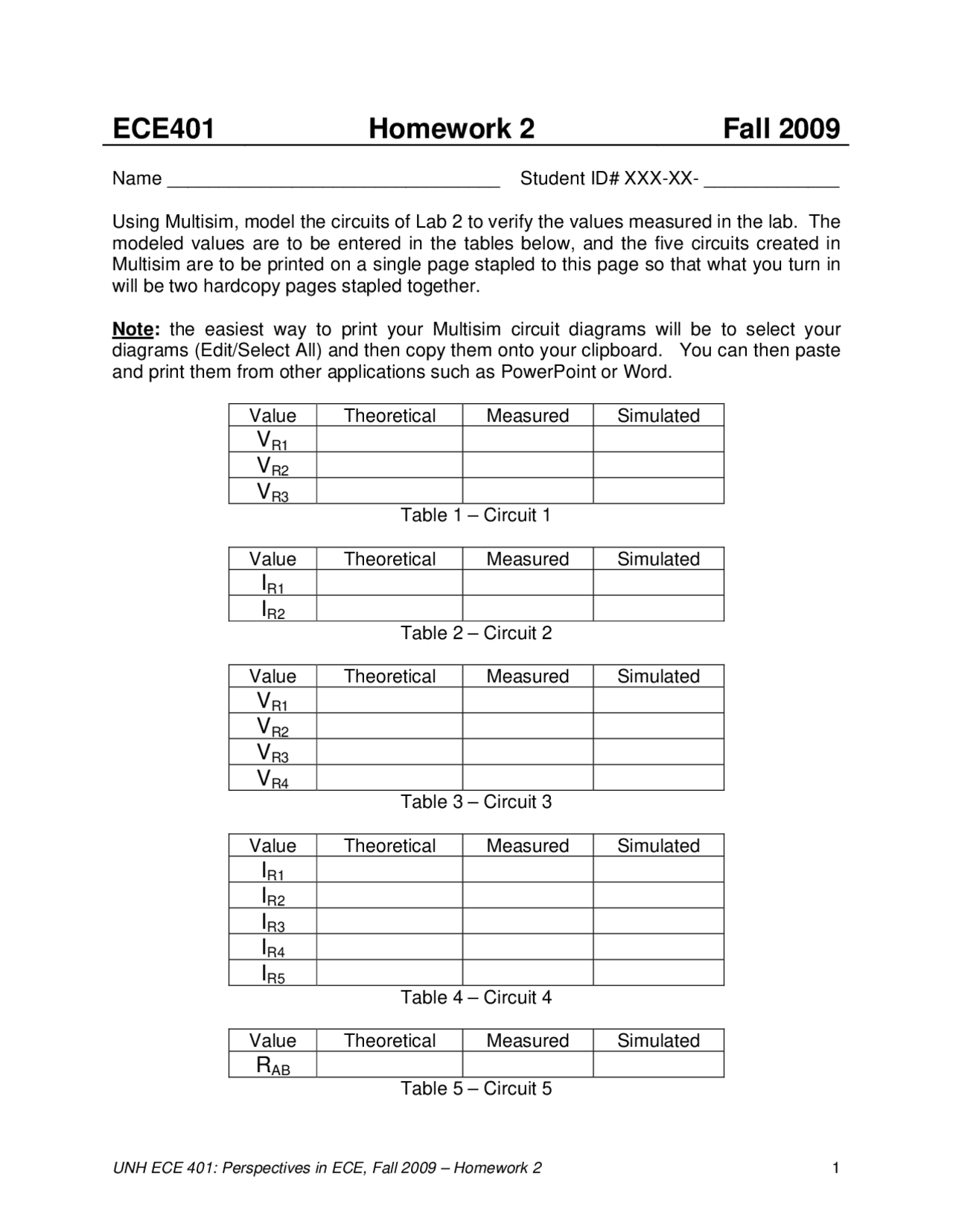 Questions For Assignment 2 Perspectives In Electrical And Computer Engineering Ece 401 Docsity