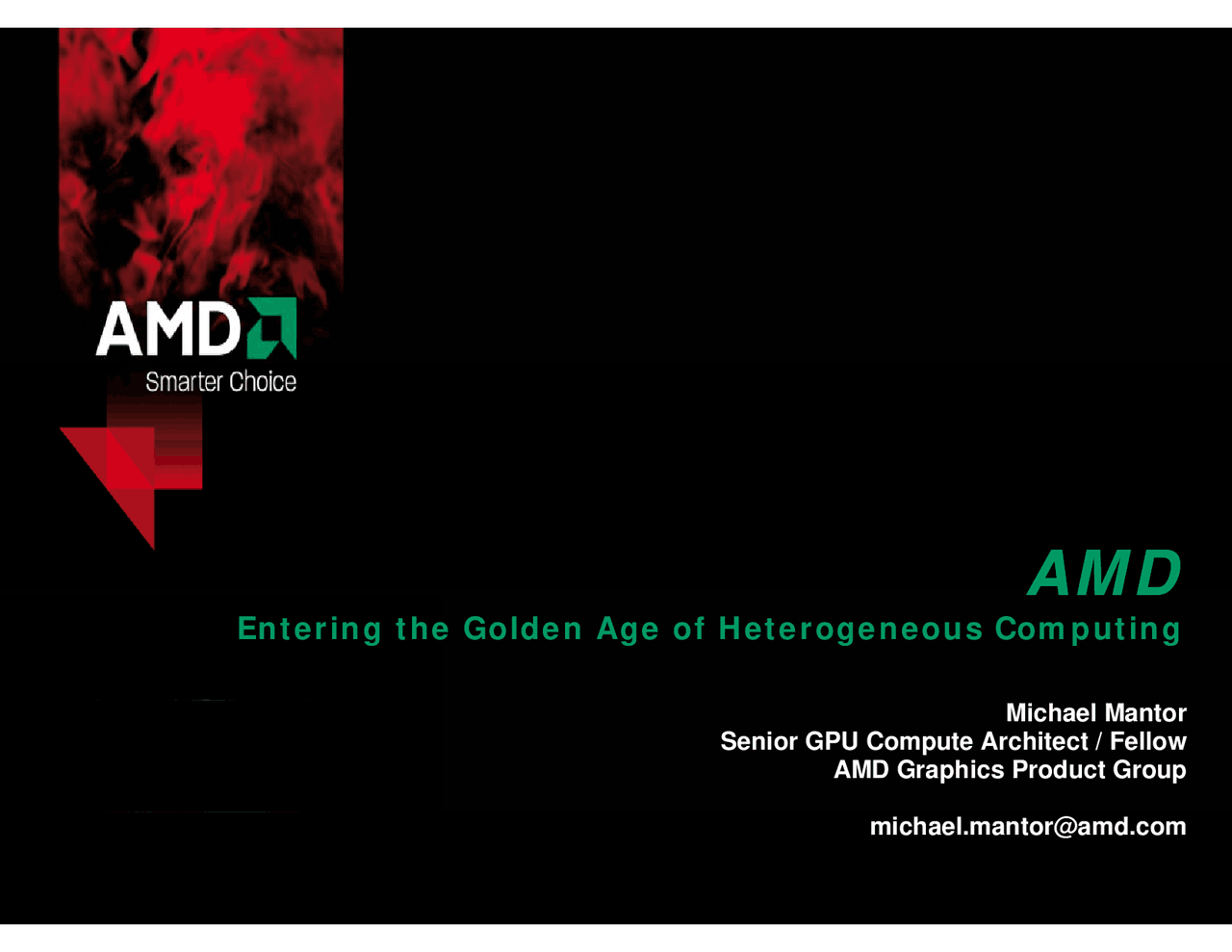 Entering the Golden Age of Heterogeneous Computing - Lecture Slides | CDA 6938 - Docsity