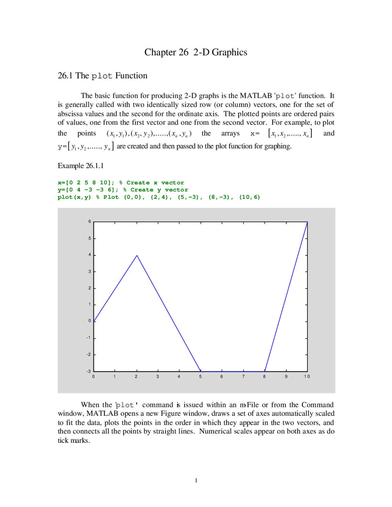 2 D Graphics Engineering Analysis Lecture Notes Egn 3420 Docsity