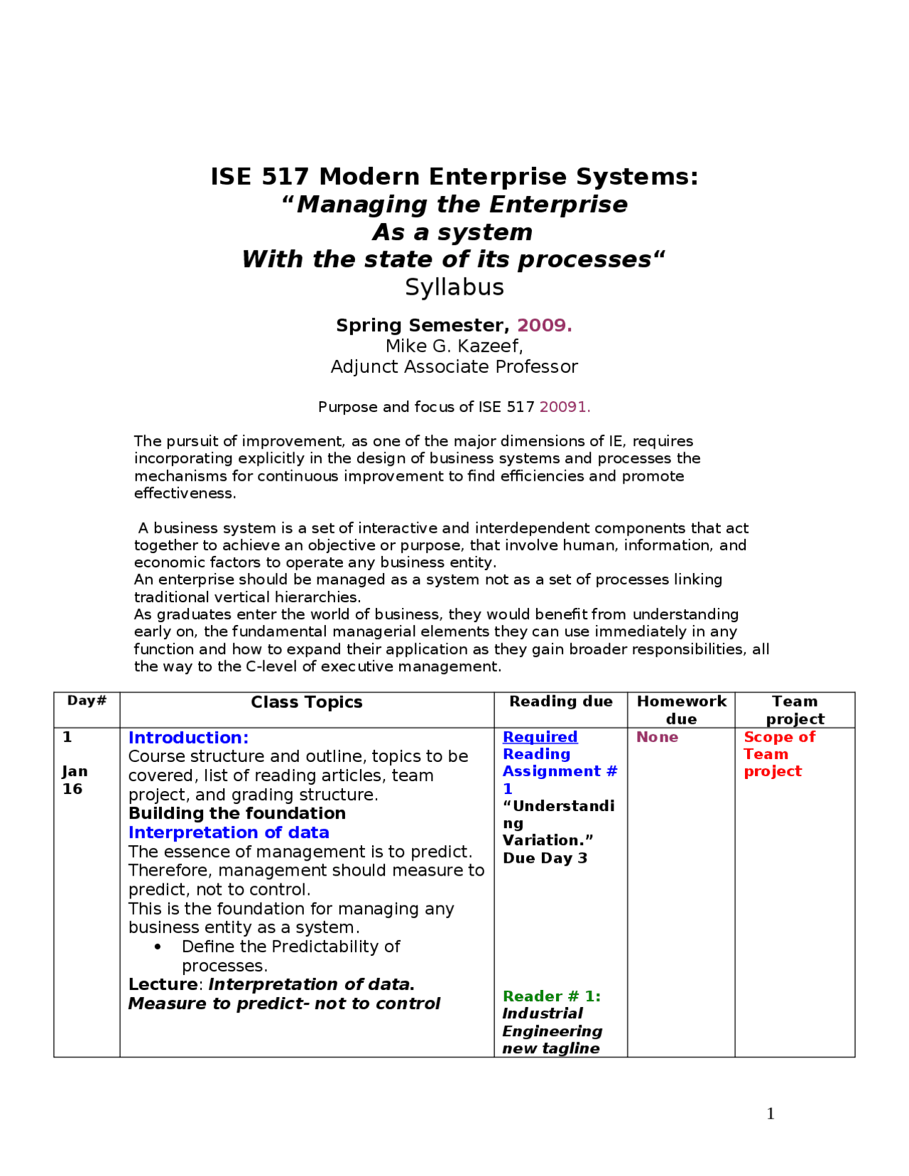 Managing the Enterprise as a System with the State of its Processes ...