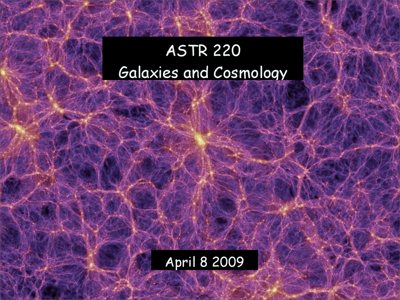 Cosmic Evolution Survey Powerpoint Slides Astr 220 Docsity