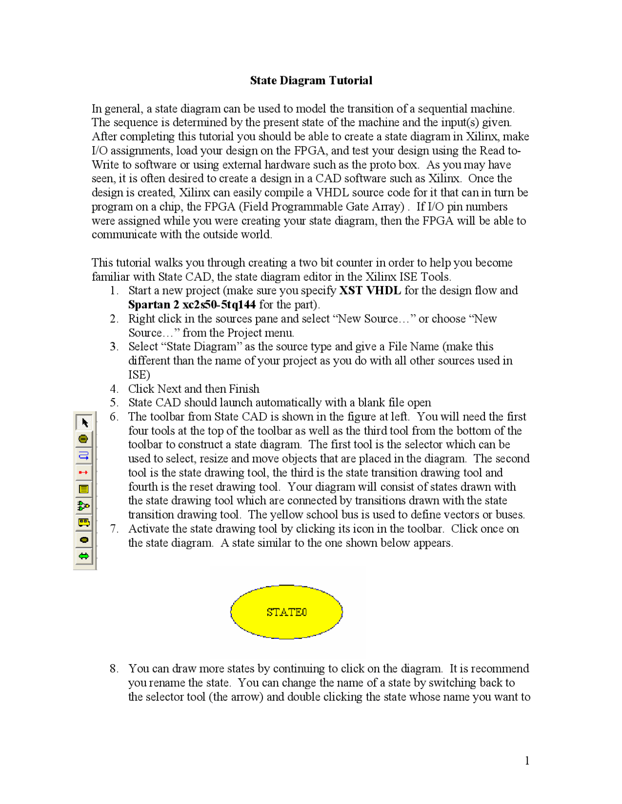 State Diagram Tutorial Lecture Slides Ecen 3233 Docsity
