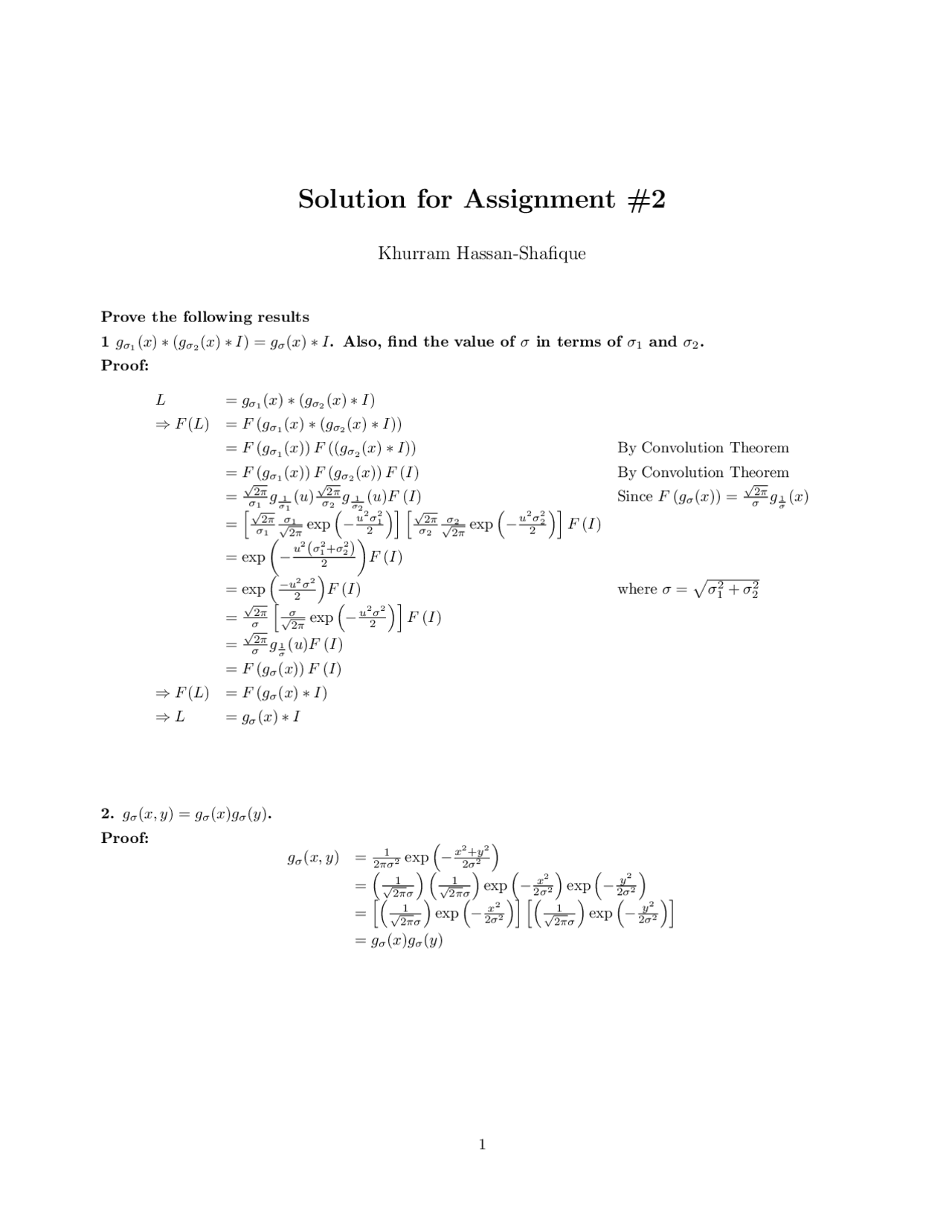 Solutions for Assignment 2 - Fundamentals of Information Technology | CAP 6411 - Docsity