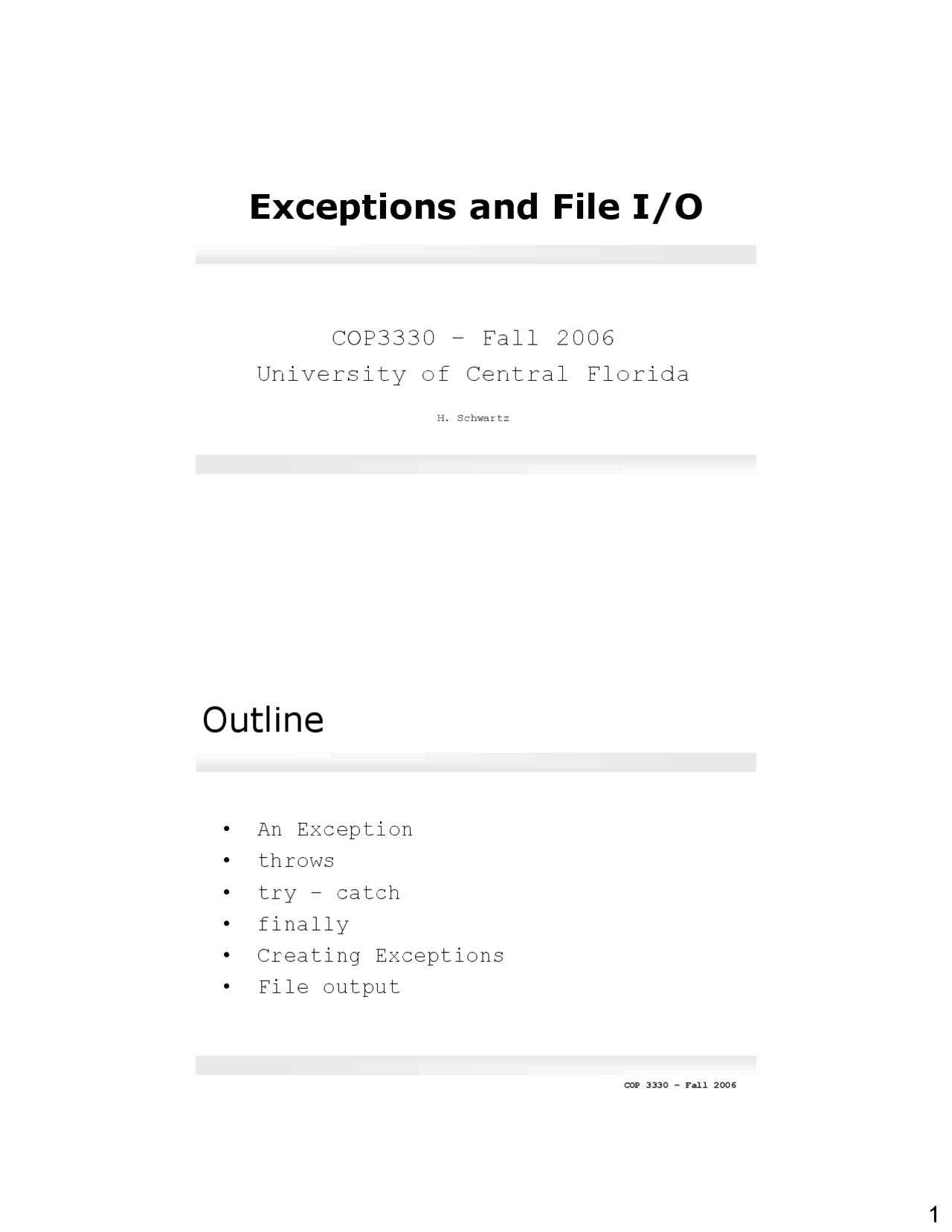 Notes On Expectations File Input Output Object Oriented Program