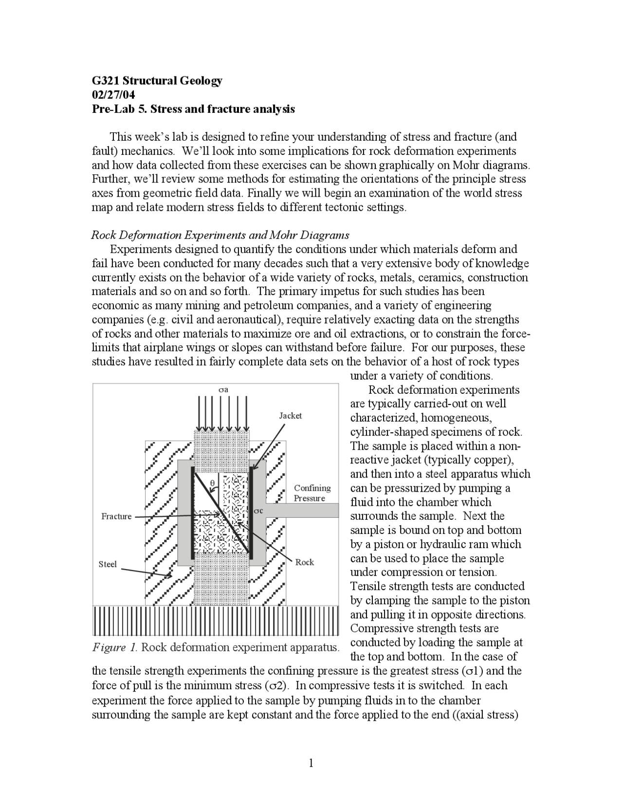 Understanding Fracture Mechanics & Mohr Diagrams: Rock Deformation ...