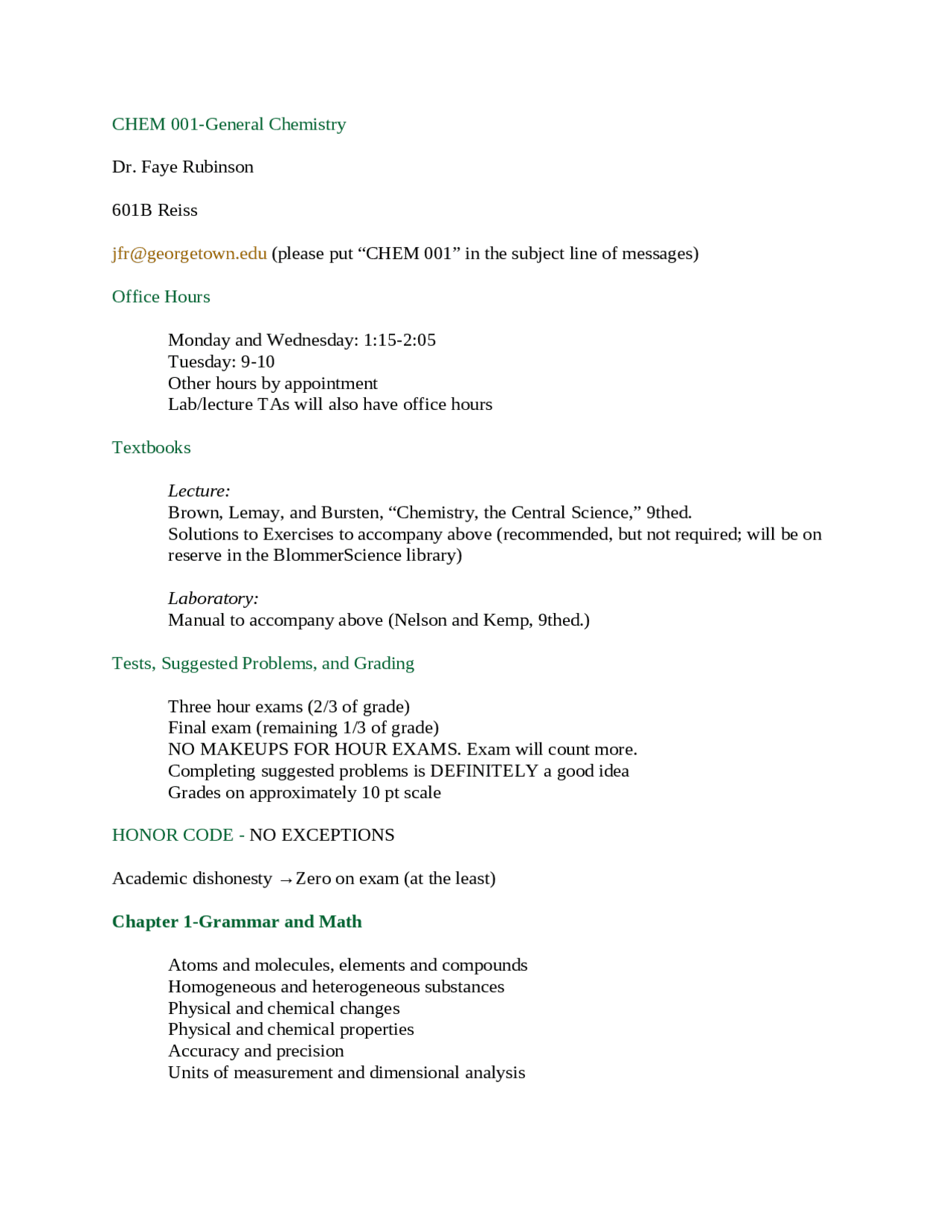 Lecture Notes On Atoms Molecules Elements And Compounds Chem 001