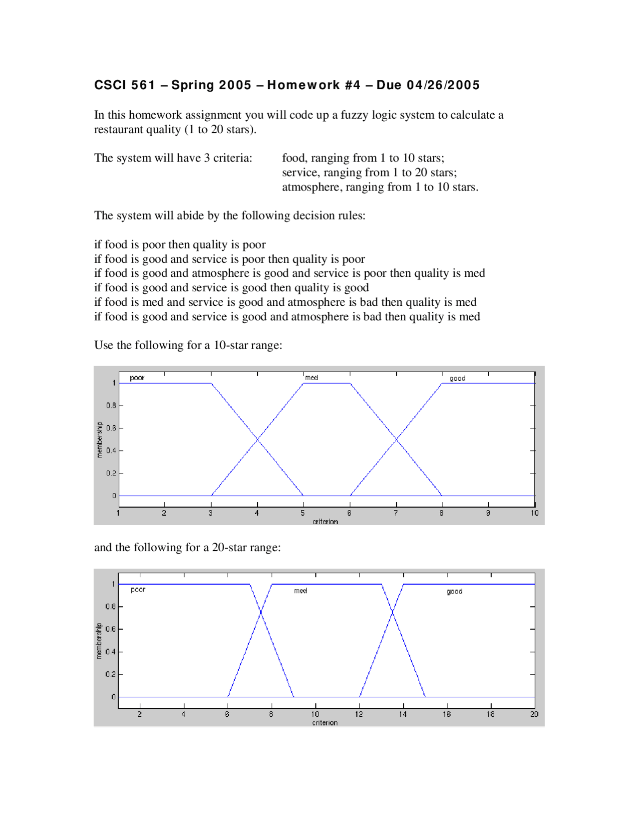 Foundation Of Artificial Intelligence Assignment 4 Csci 561 Docsity