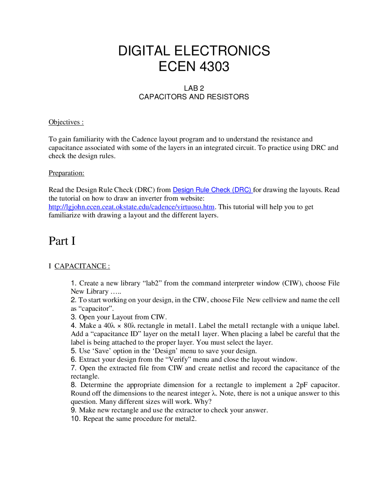 Capacitors And Resistors Design Electronic Circuit Design Ecen 4303