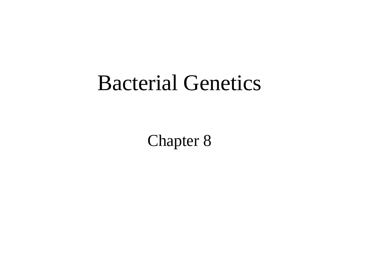 Lecture Slides On Bacterial Growth Biol 2111 Docsity