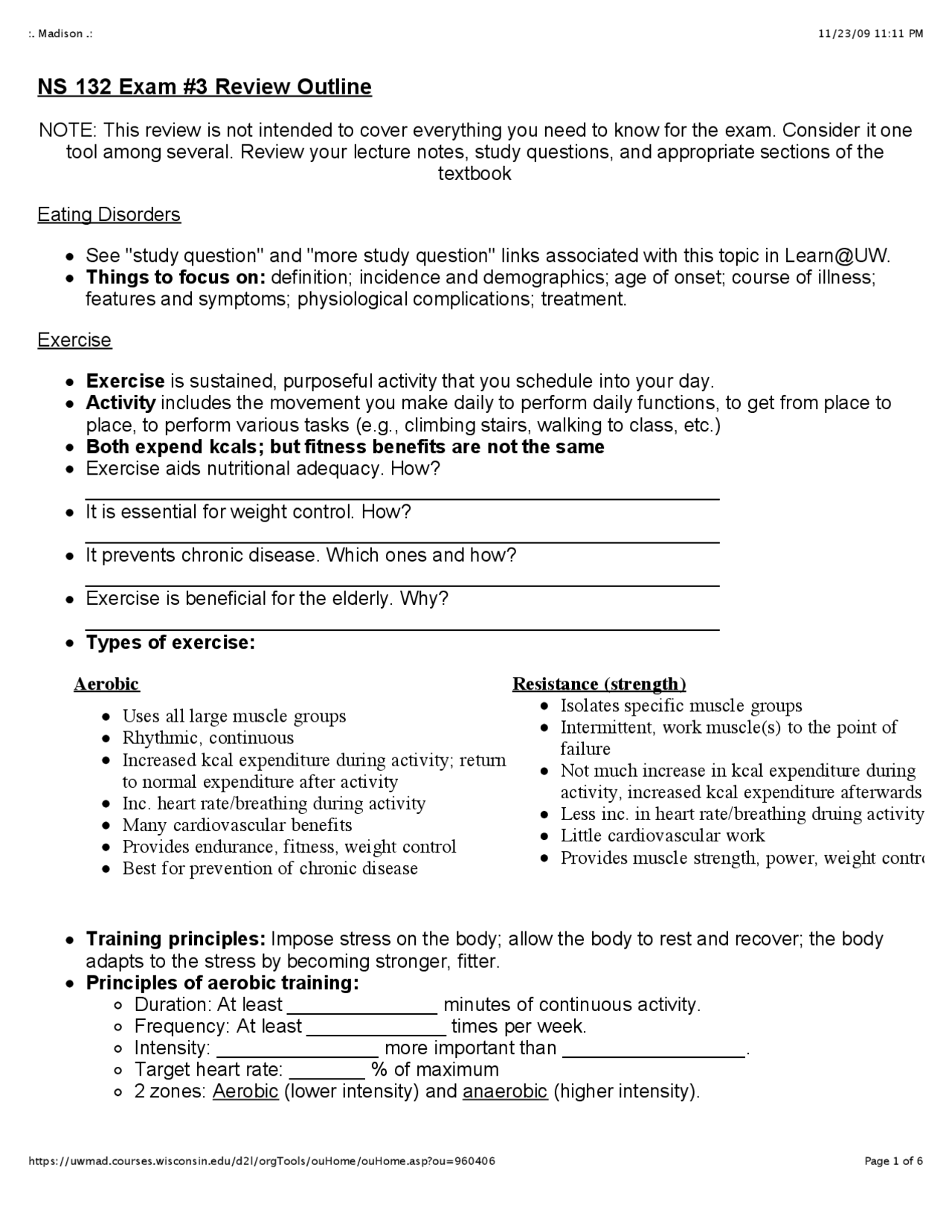 Exam 3 Review Outline Nutrition Today Nutr Sci 132 Docsity