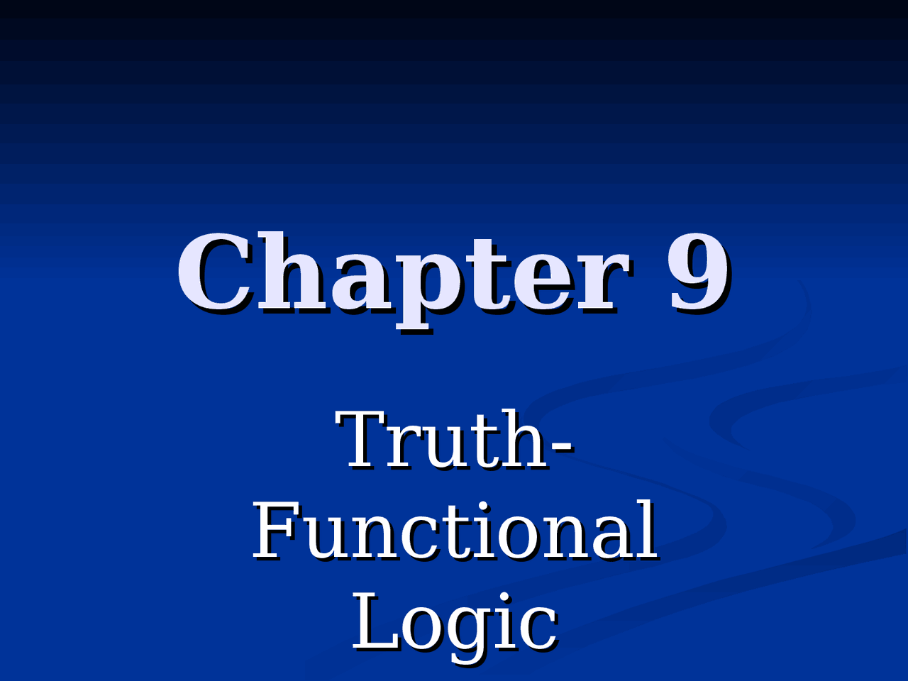 Outline for Truth Functional Logic | Logic and Critical Thinking | PHIL ...