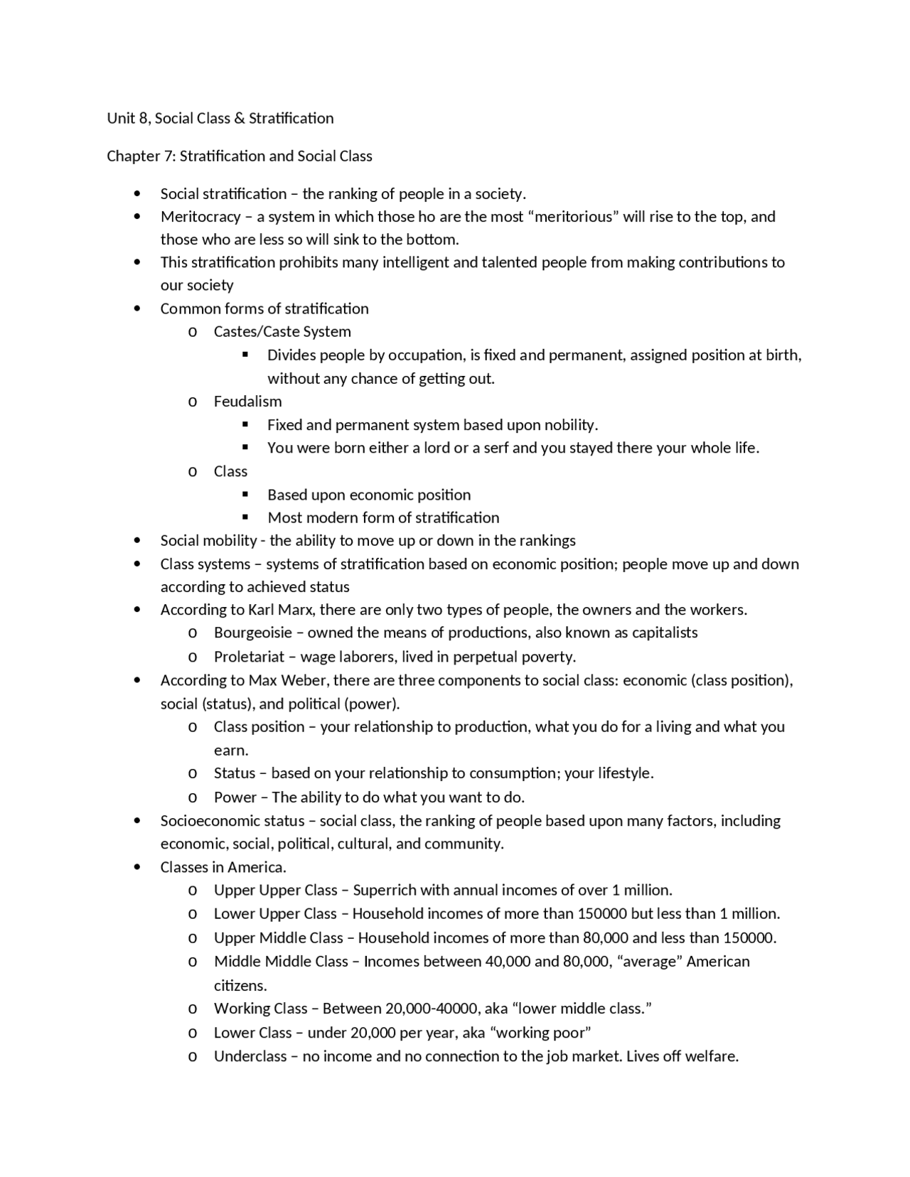 Social Class And Stratification Introduction To Sociology Soc 100