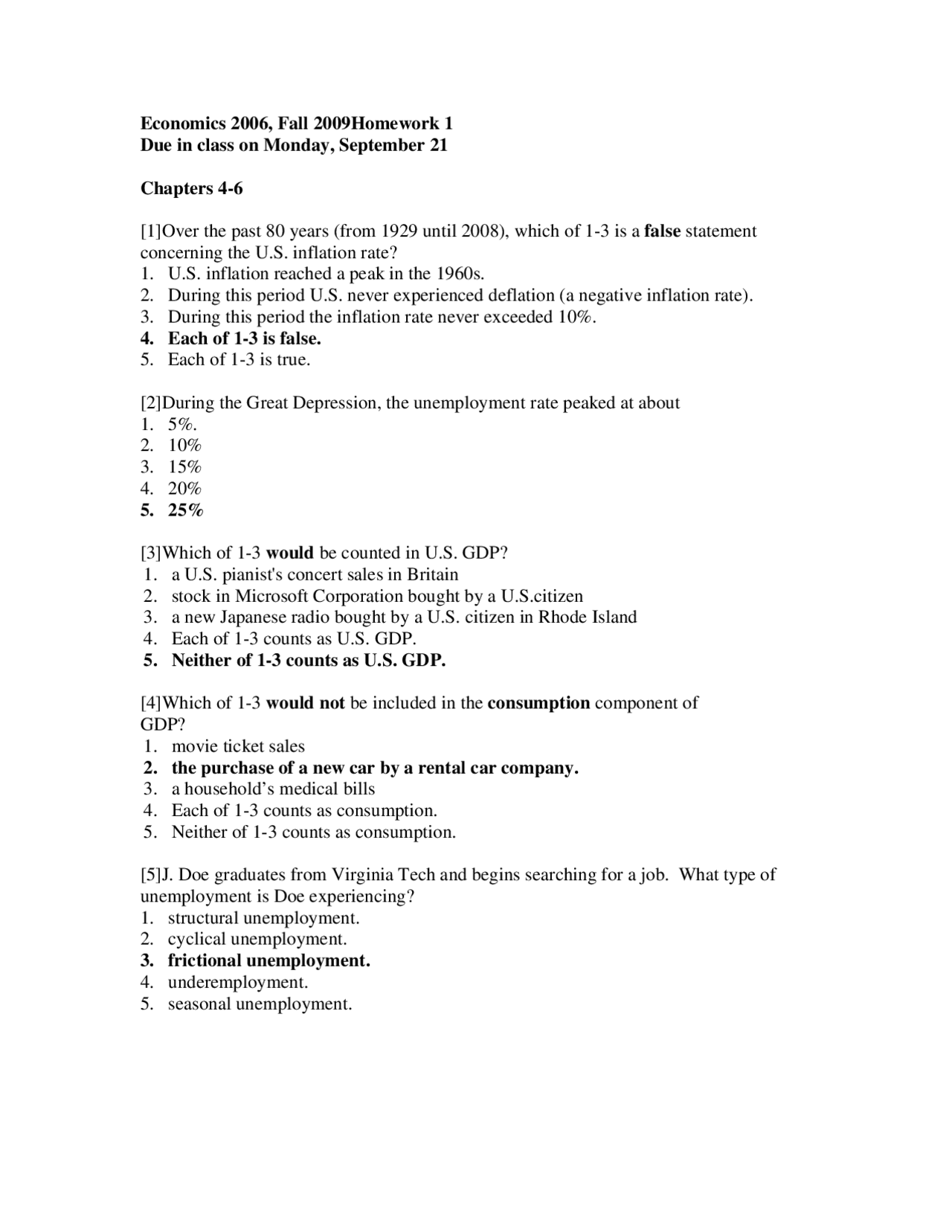Solved Assignment 1 For Principles Of Economics Econ 2006 Docsity