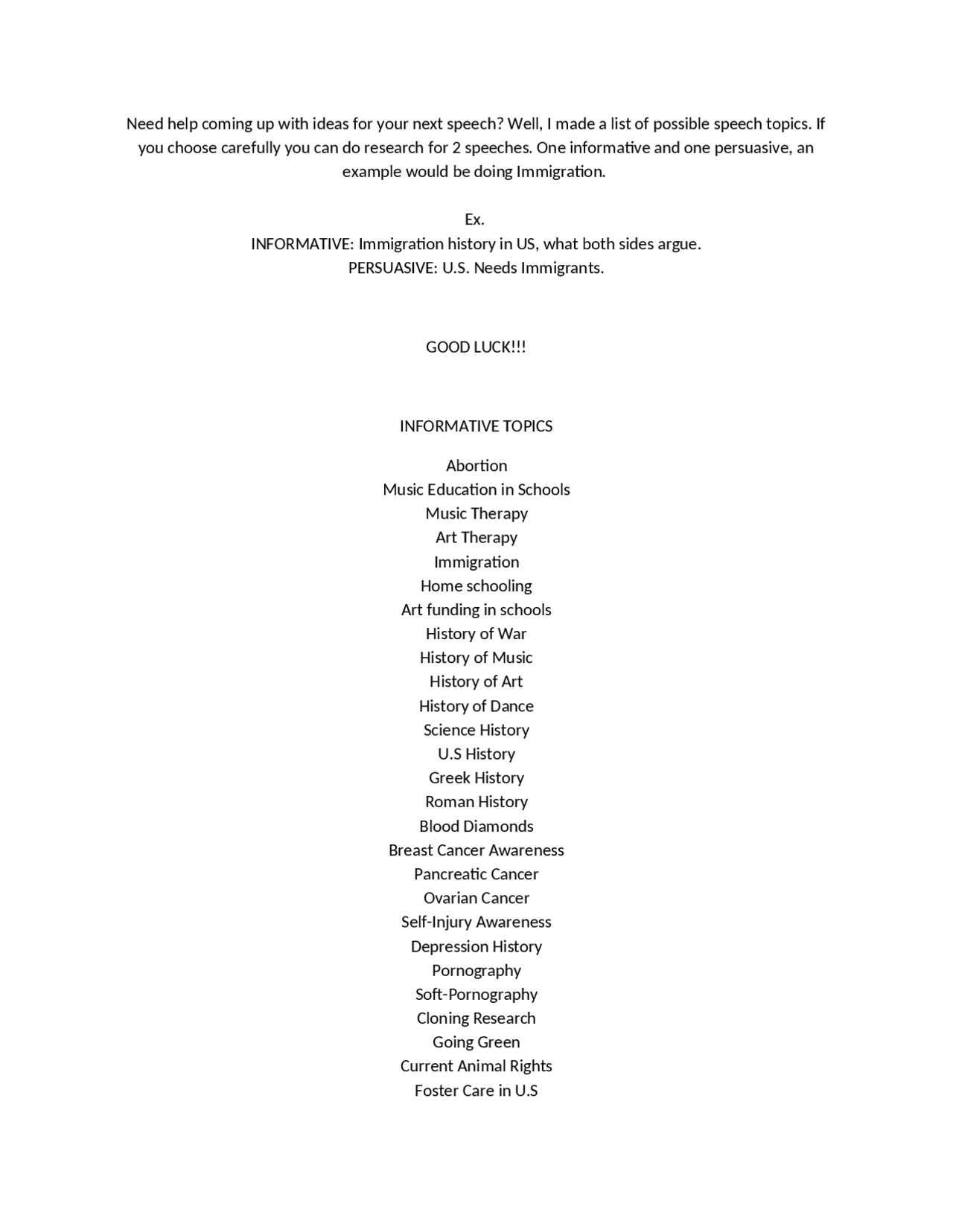 Introduction To Oral Communication Review Sheet Scm 111 Docsity