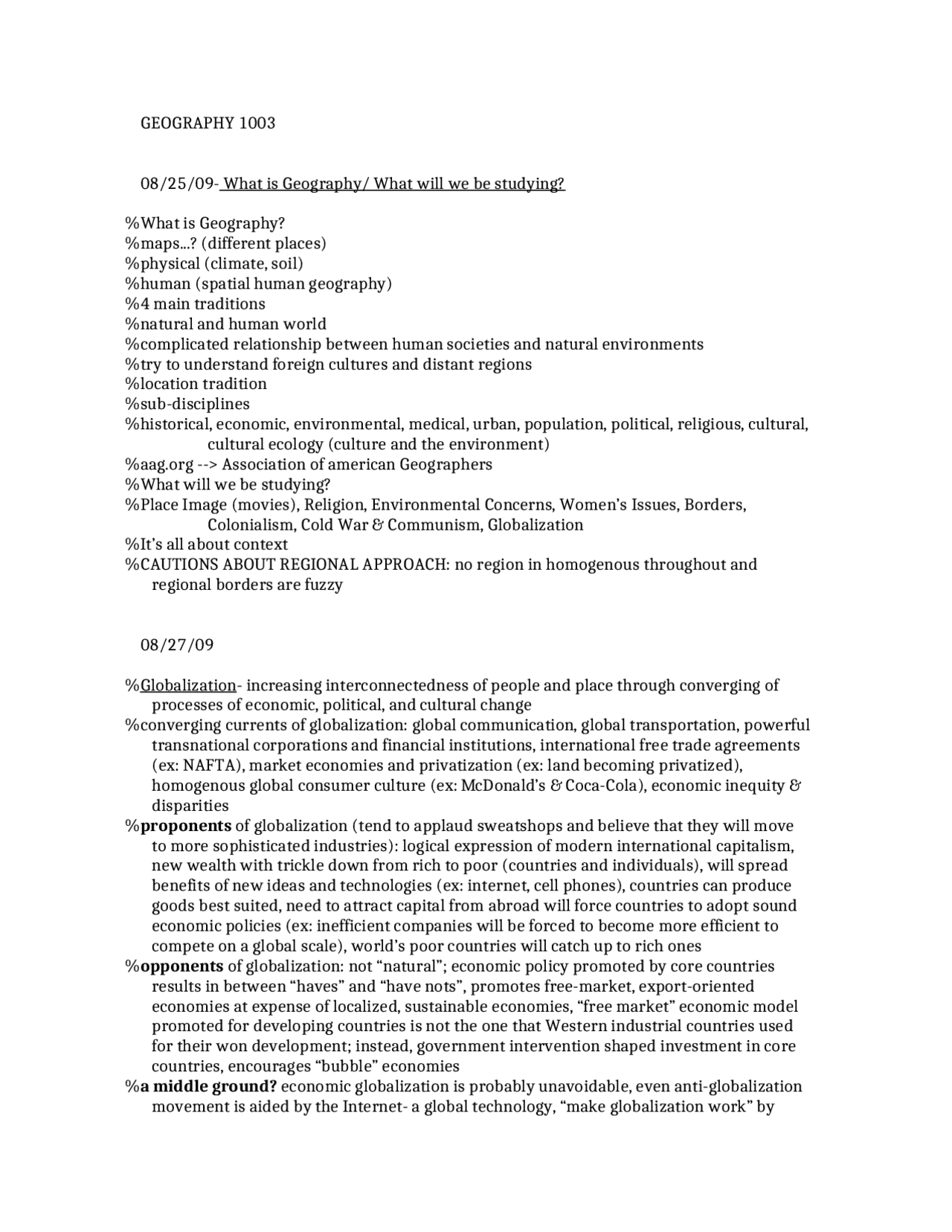 Geography Populations Lecture Notes Geog 1003 Docsity