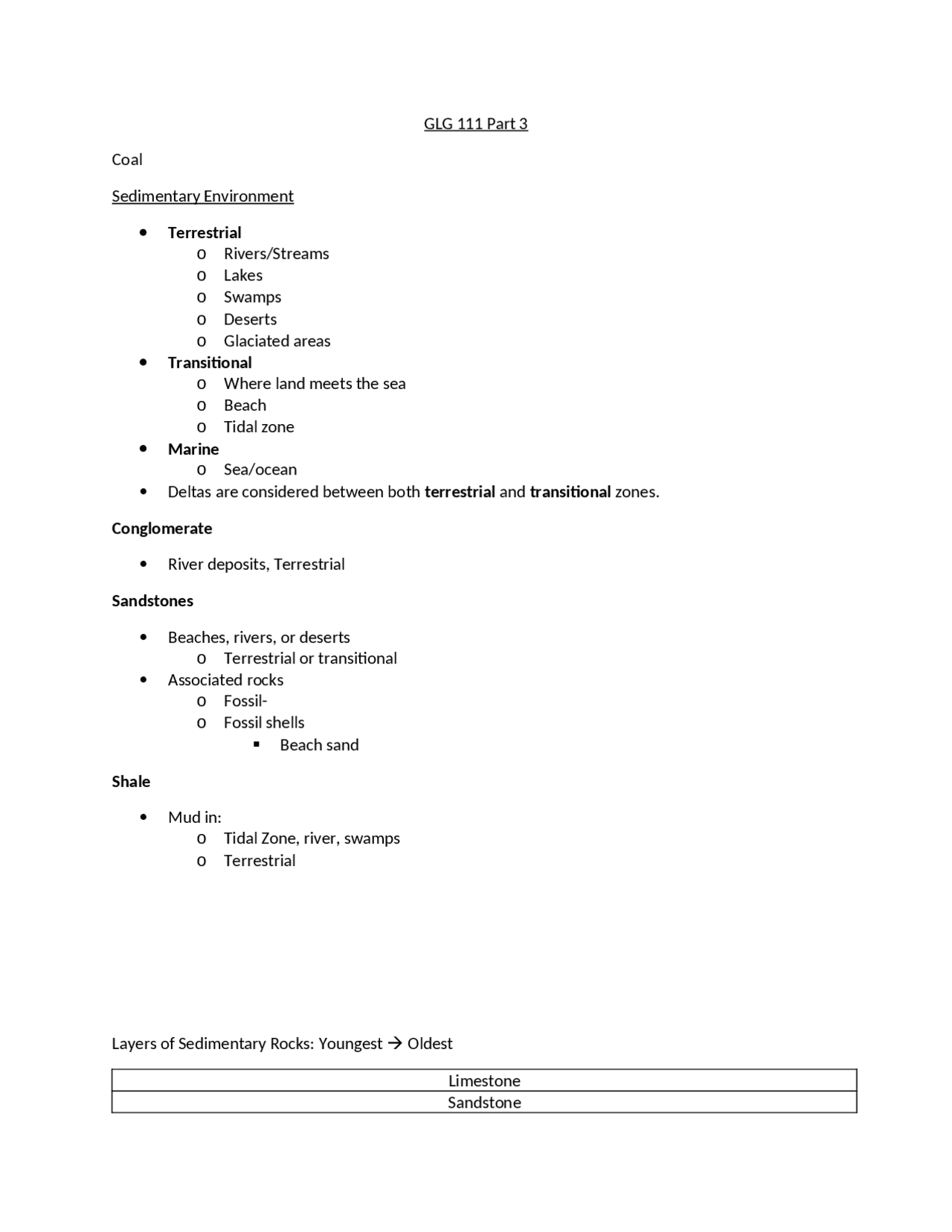 The Dynamic Earth Topic Outline Glg 111 Docsity