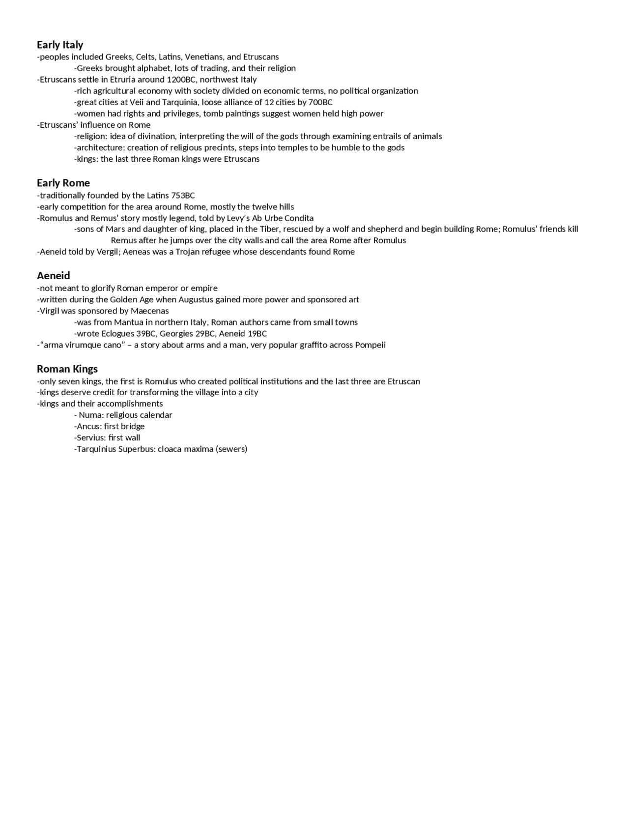 Test 3 Study Guide - Ancient History | HIST 1024 - Docsity