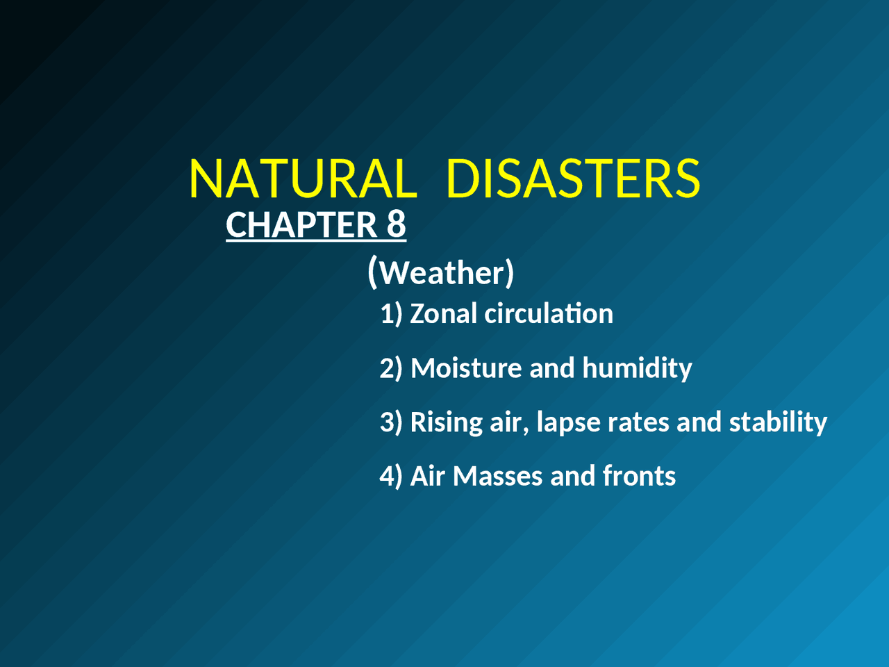 Natural Disasters Important Terms And Questions For Exam 4 Geol 125