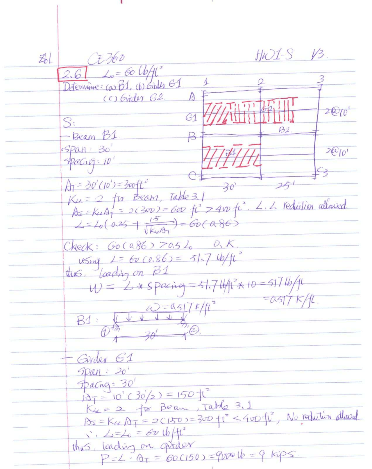 Solutions For Homework 1 Introduction To Structural Analysis Civ
