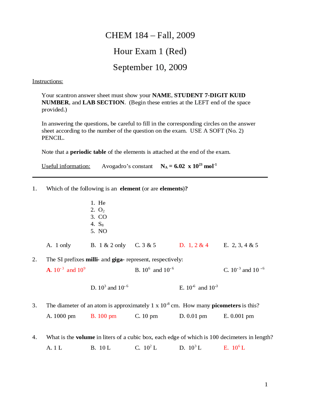 25 Solved Questions On Compound Elements In Periodic Table Exam 1