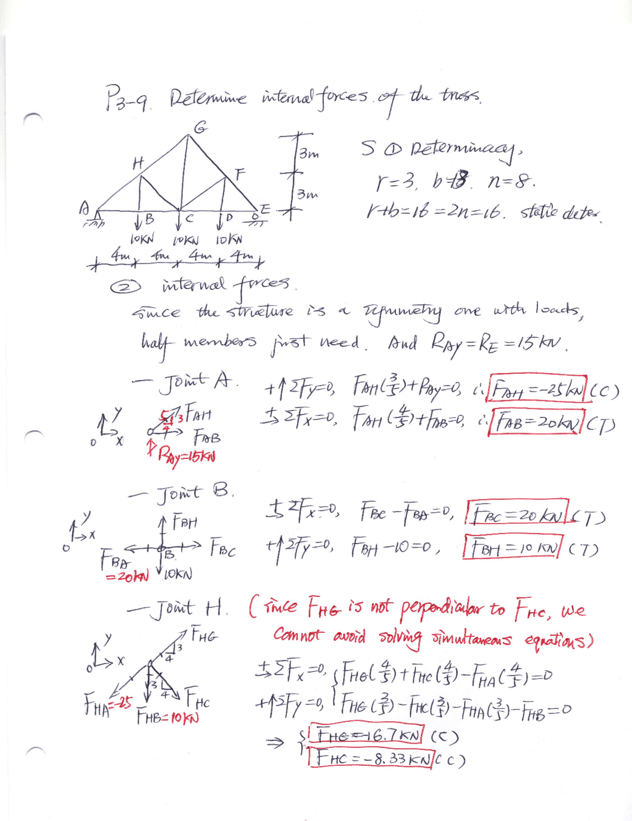 Solutions For Assignment 4 Introduction To Structural Analysis Civ
