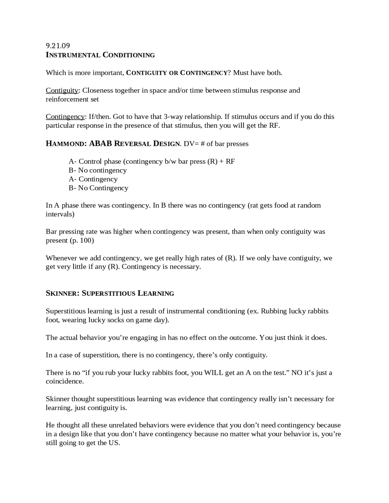 Notes On Psychology Of Learning And Memory Psy 304 Docsity