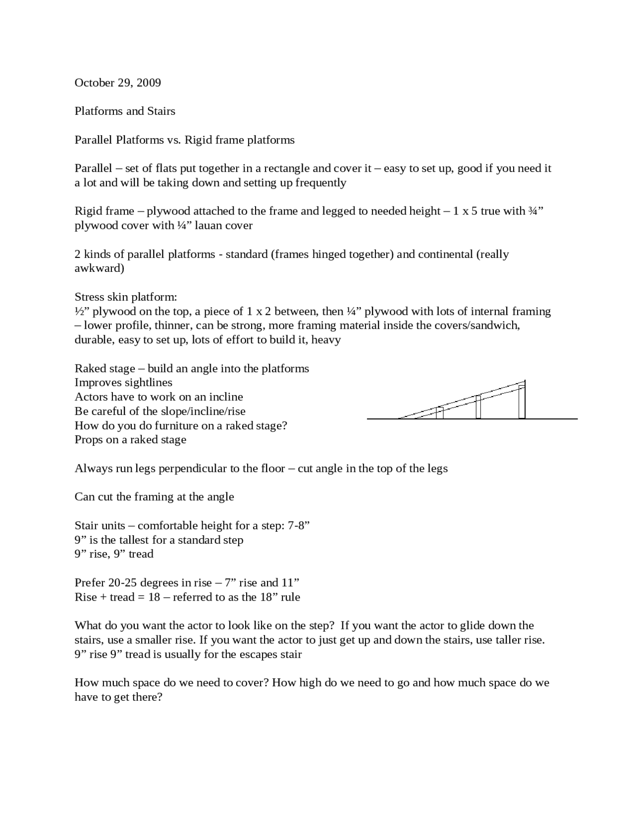 Comparison of Theater Platform and Stair Designs: Parallel vs. Rigid ...
