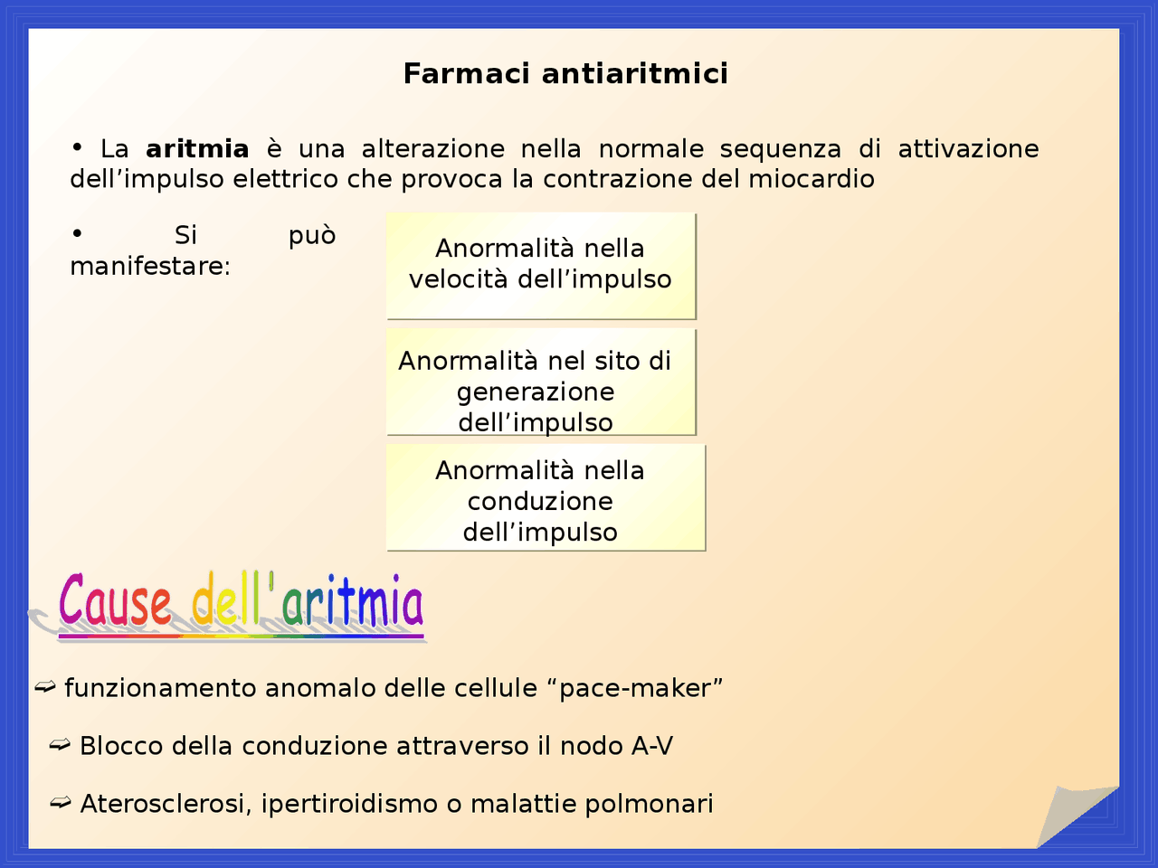 Antiaritmici - Docsity