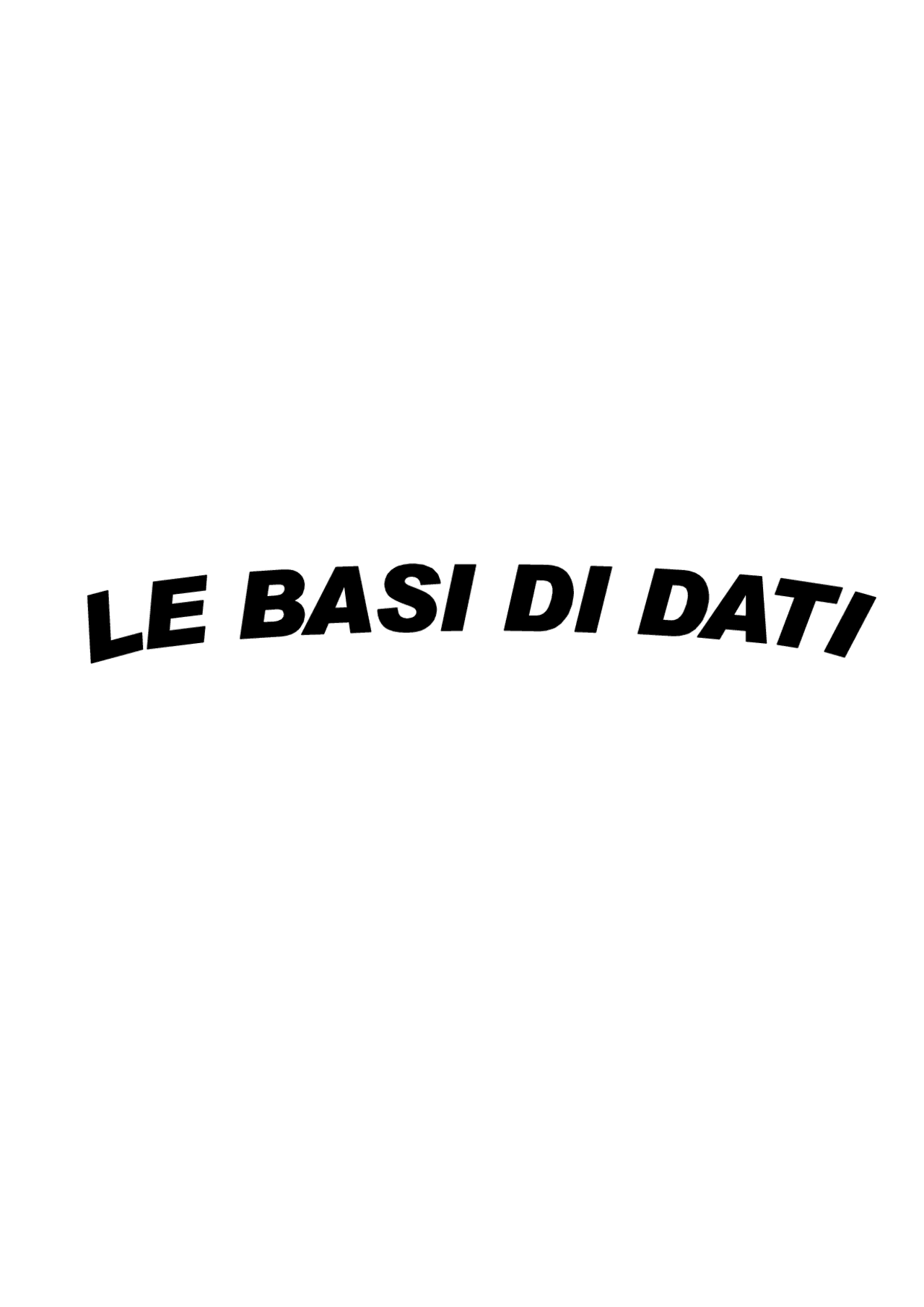 Basi Di Dati Introduzione Docsity