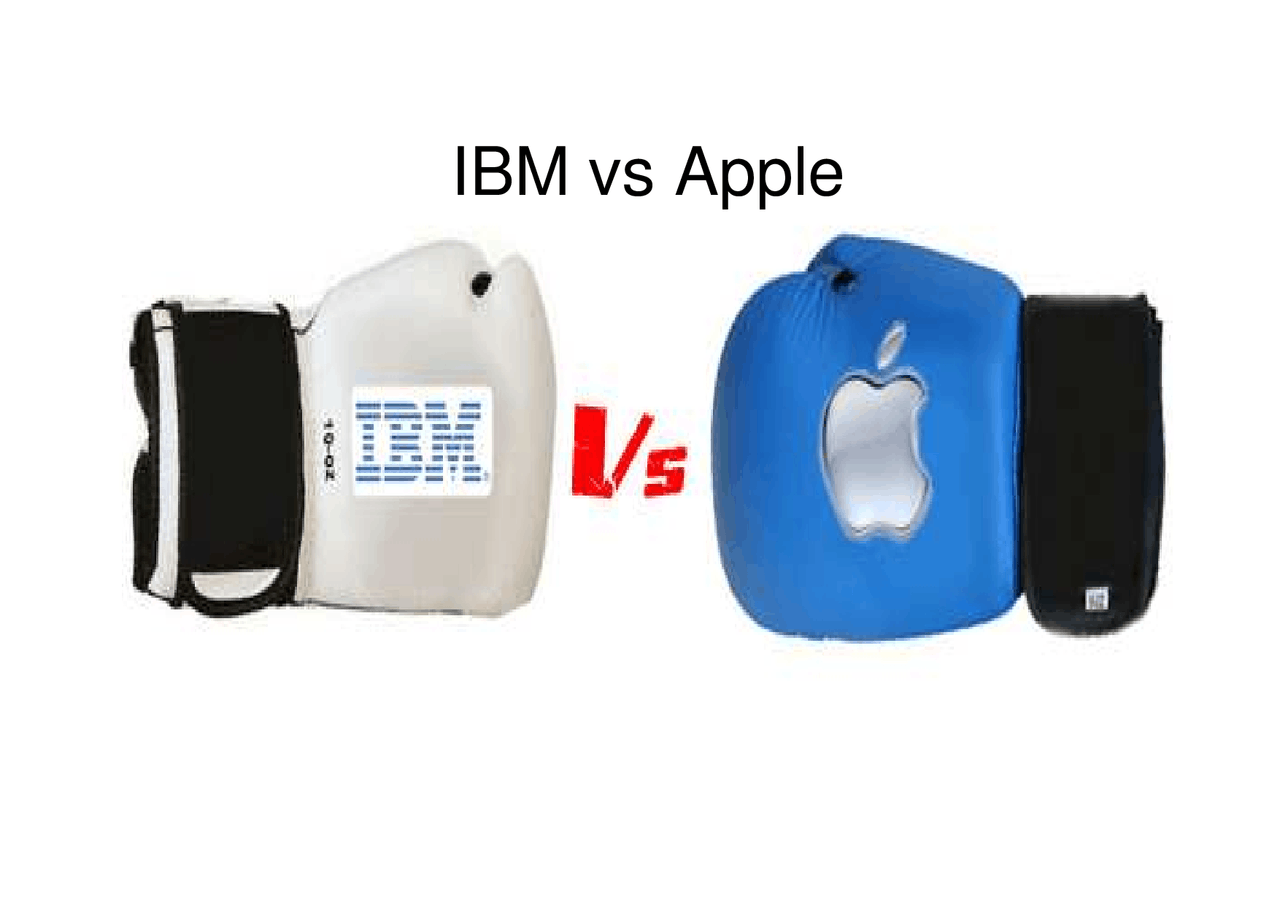 Relazione del Caso Apple vs IBM - Docsity