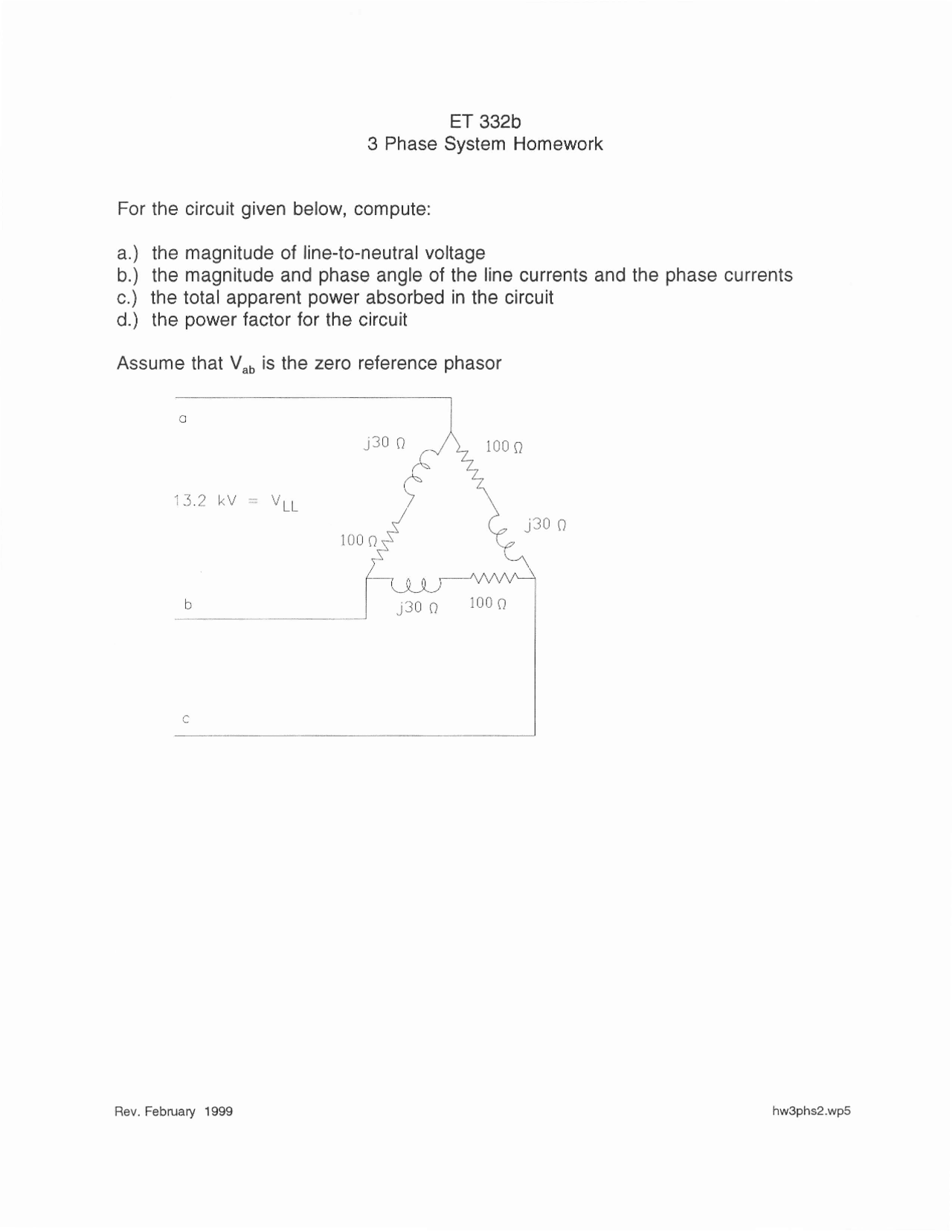 Problem Set 3 For Electromagnetic Principles And Development Et 332b