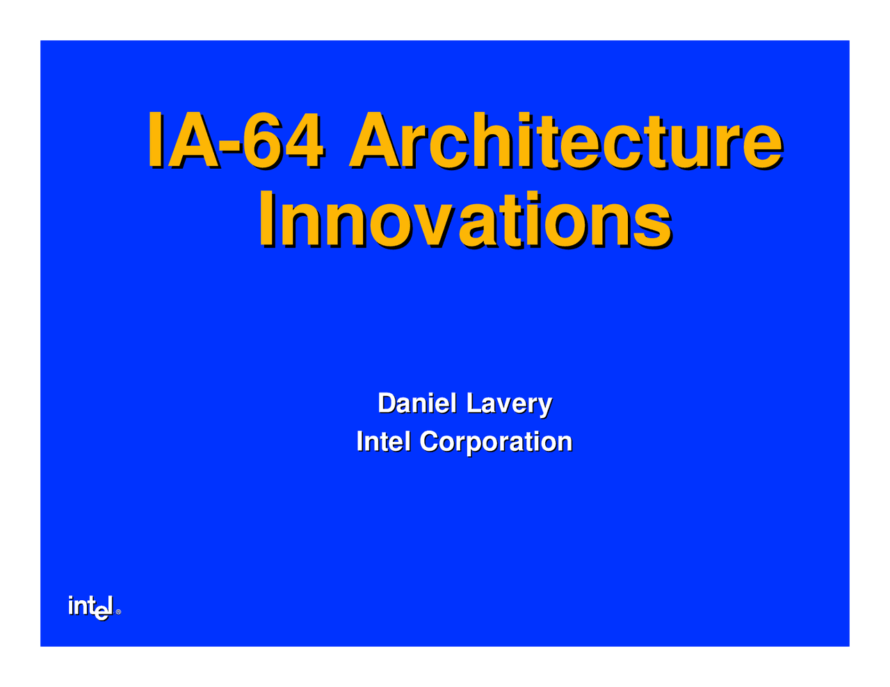 Architecture Principles Features And Examples Lecture Slides Ece 512 Docsity