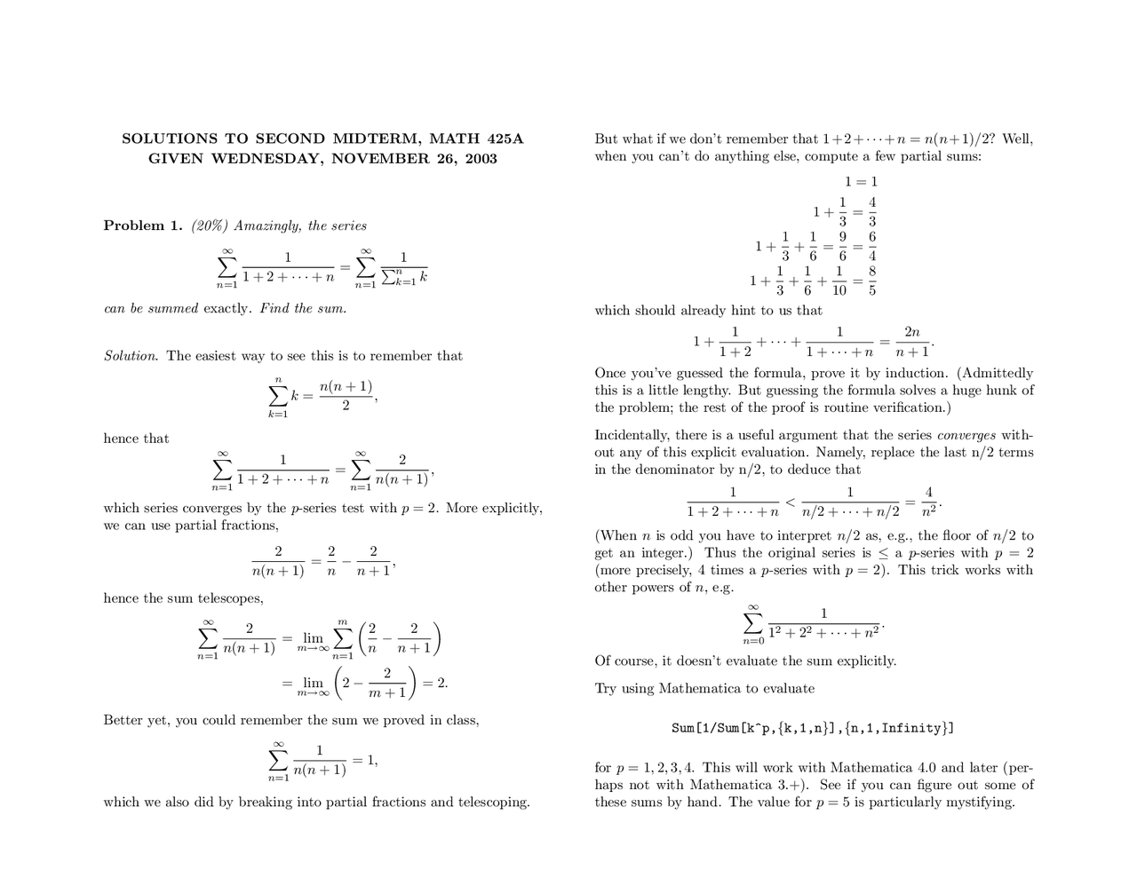 Midterm Exam Problems With Result Fundamental Concepts Of Analysis