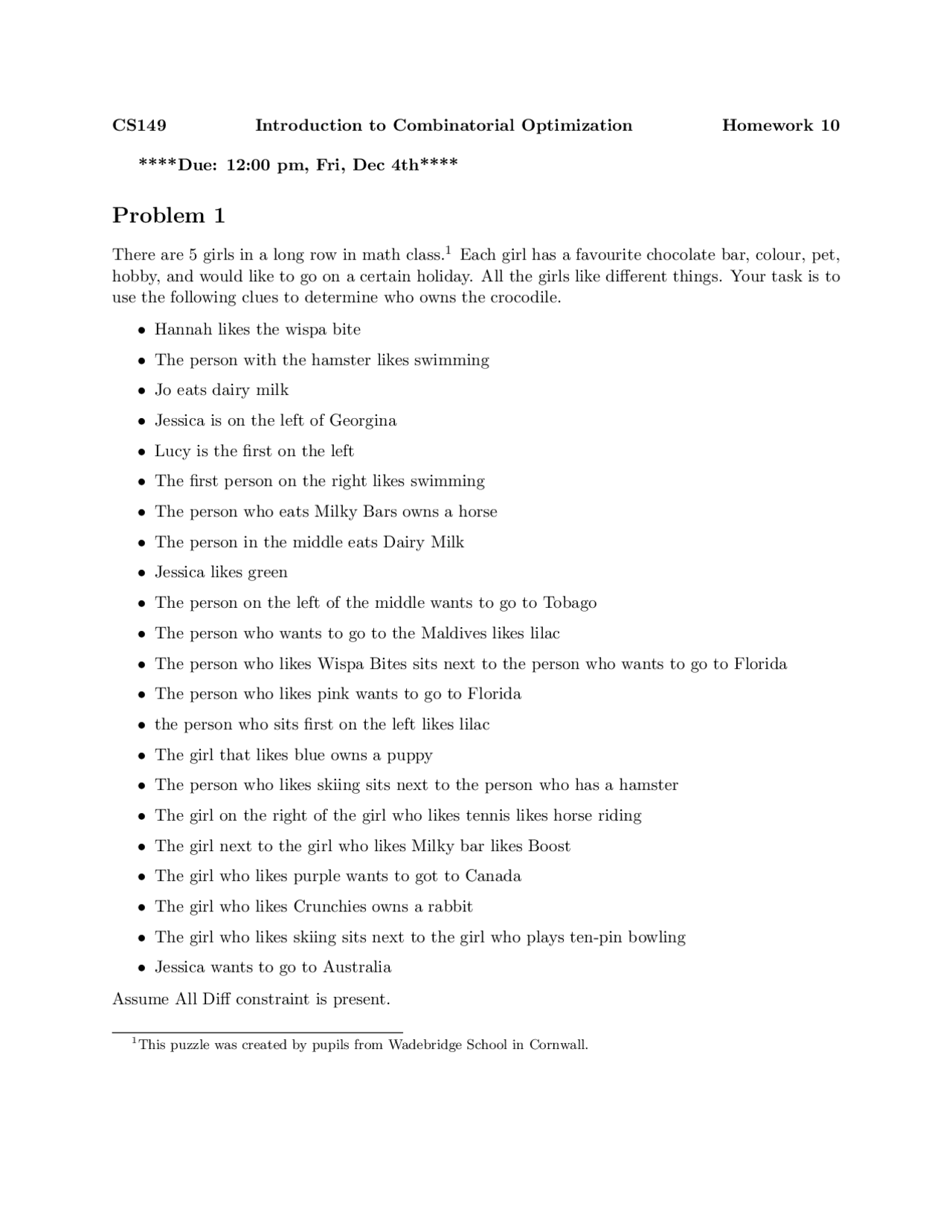 Homework 10 Questions Introduction To Artificial Intelligence Csci