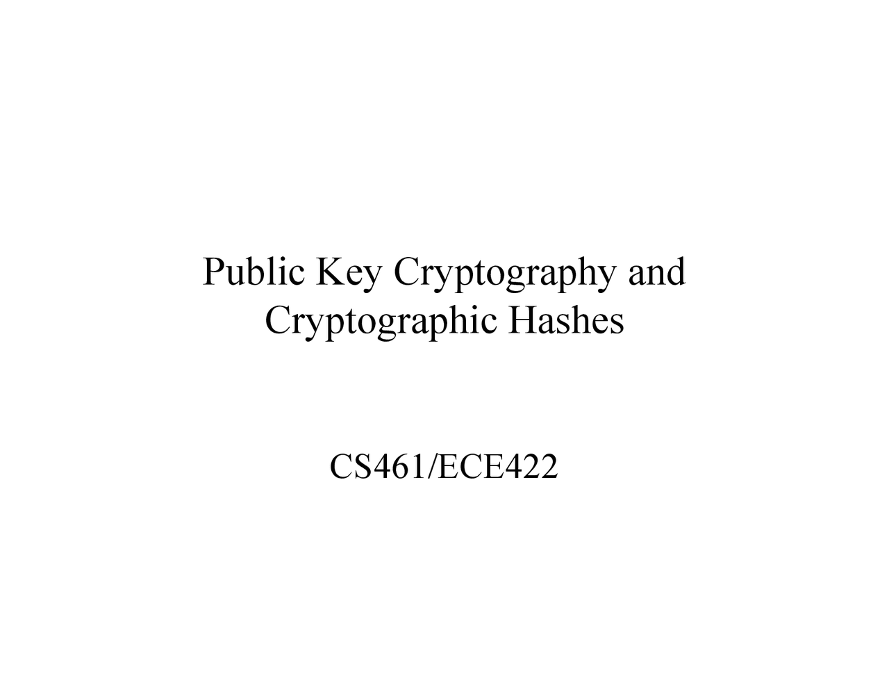 Understanding Public Key Cryptography & Cryptographic Hashes: Security ...