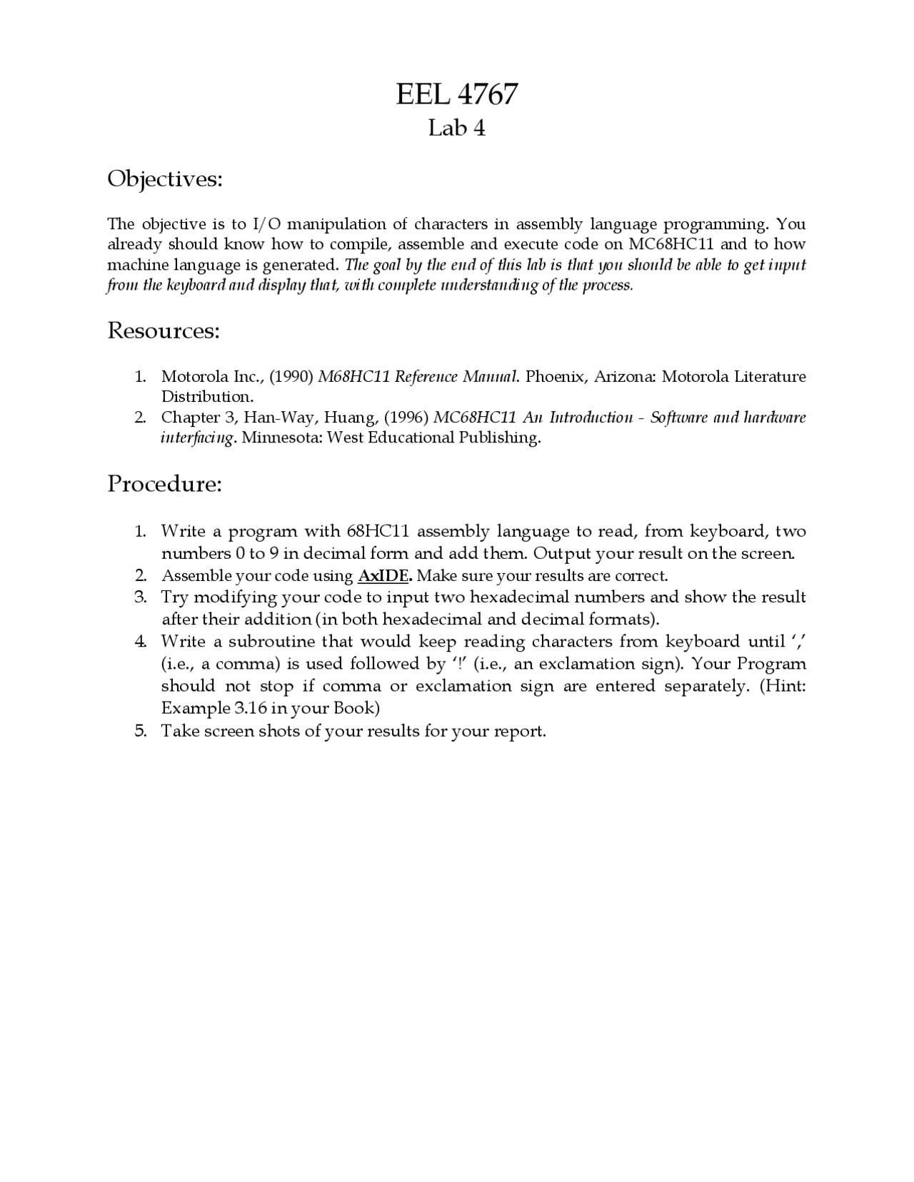 An Introduction Software And Hardware Interfacing Embedded Systems