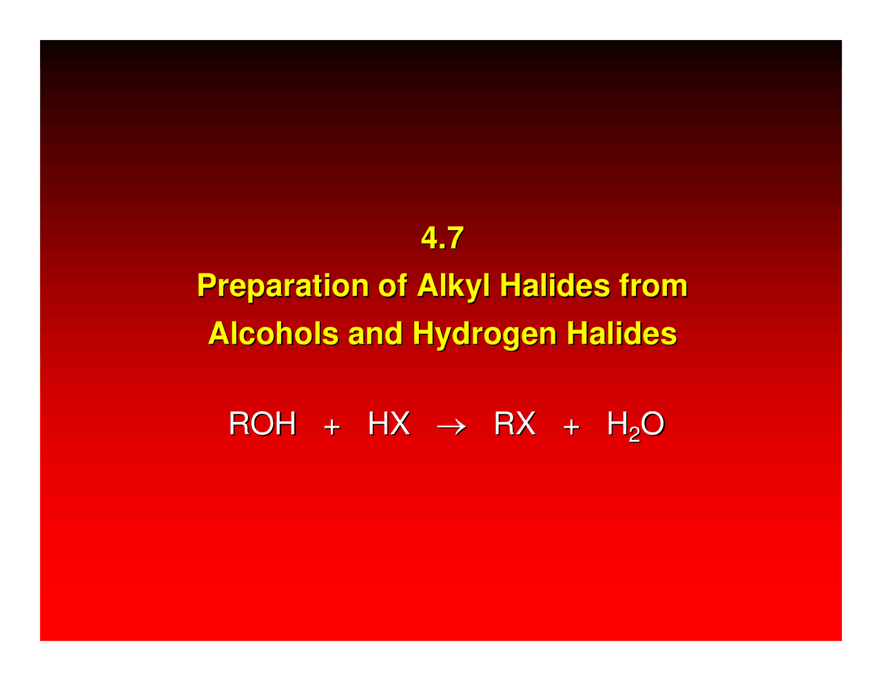 Preparation of Alkyl Halides from Alcohols and Hydrogen Halides | CHE ...