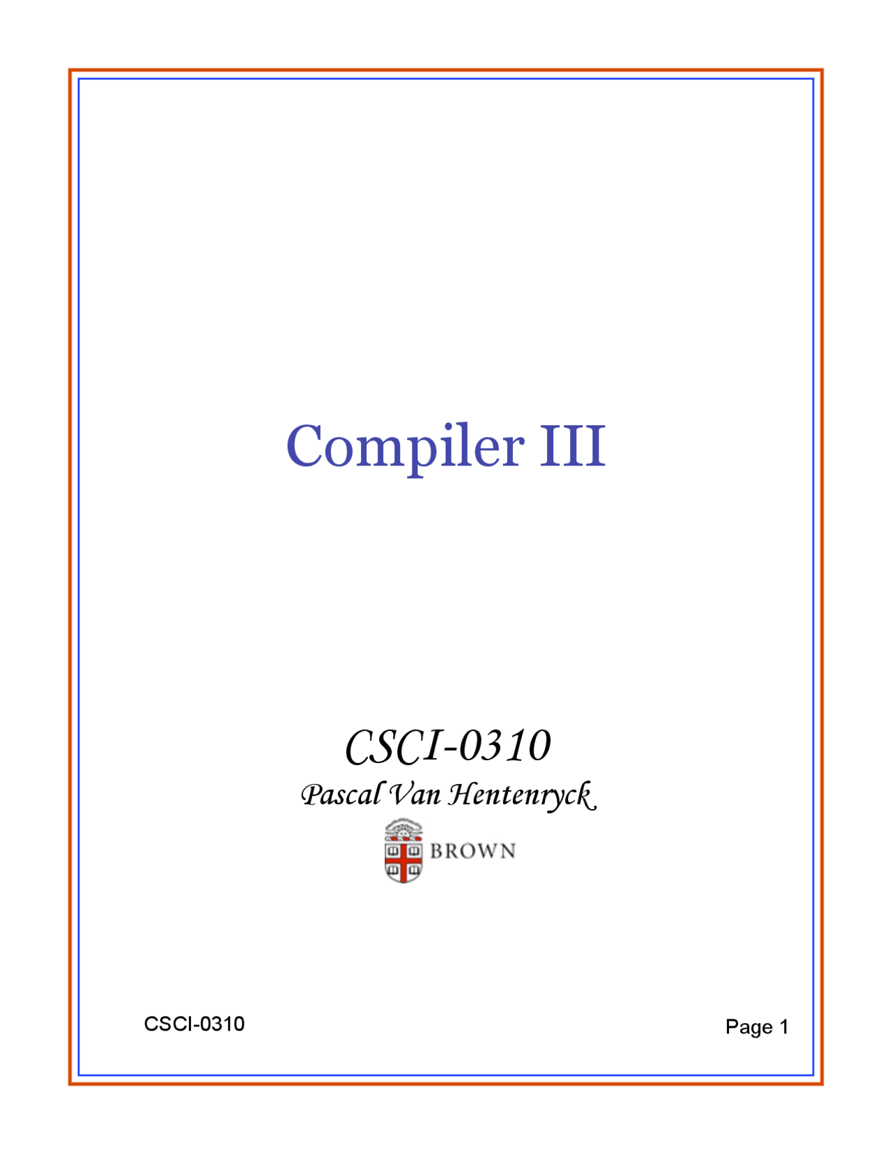 Notes On Semantic Analysis And Scoping Analysis Csci 0310 Docsity