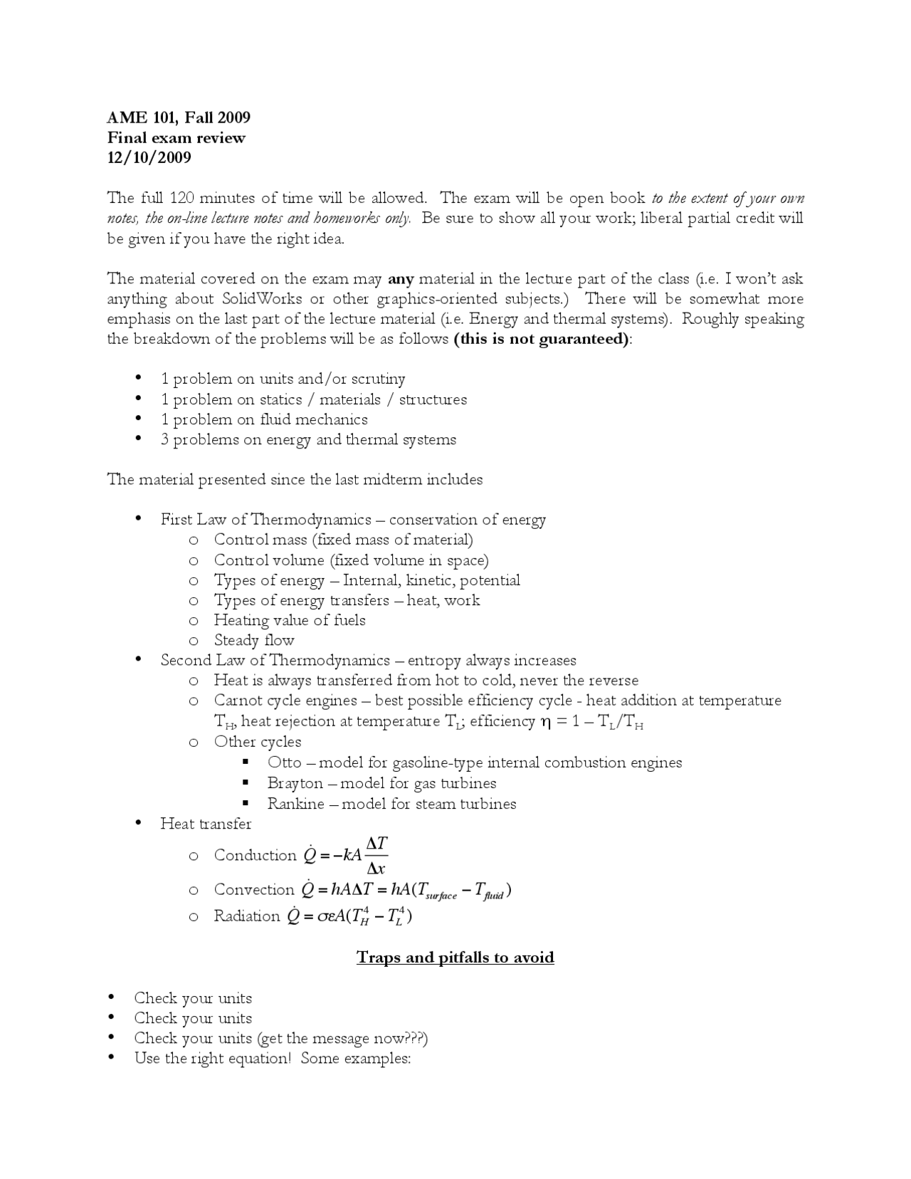 6 Problems for Midterm Exam - Introduction to Acting | THTR 101 - Docsity