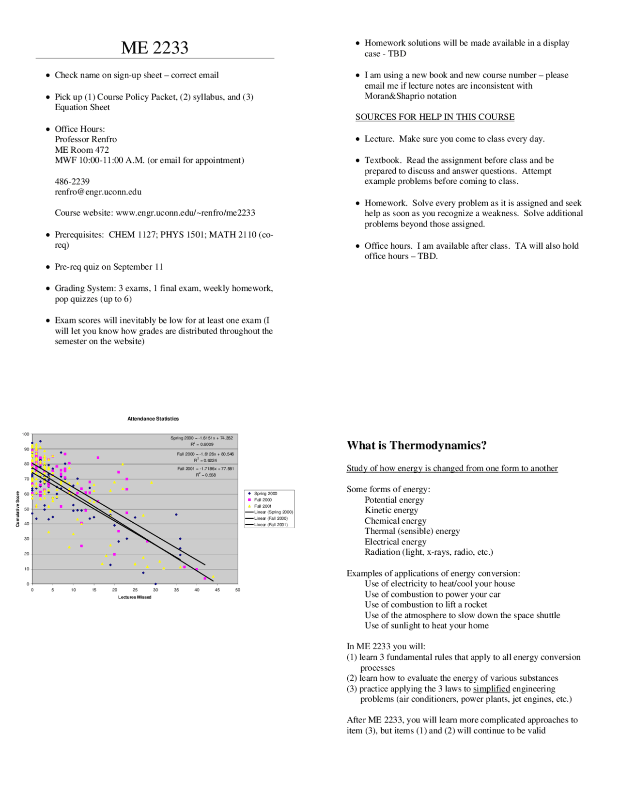 Mass And Energy Conservation Thermodynamic Principles Me 2233 Docsity
