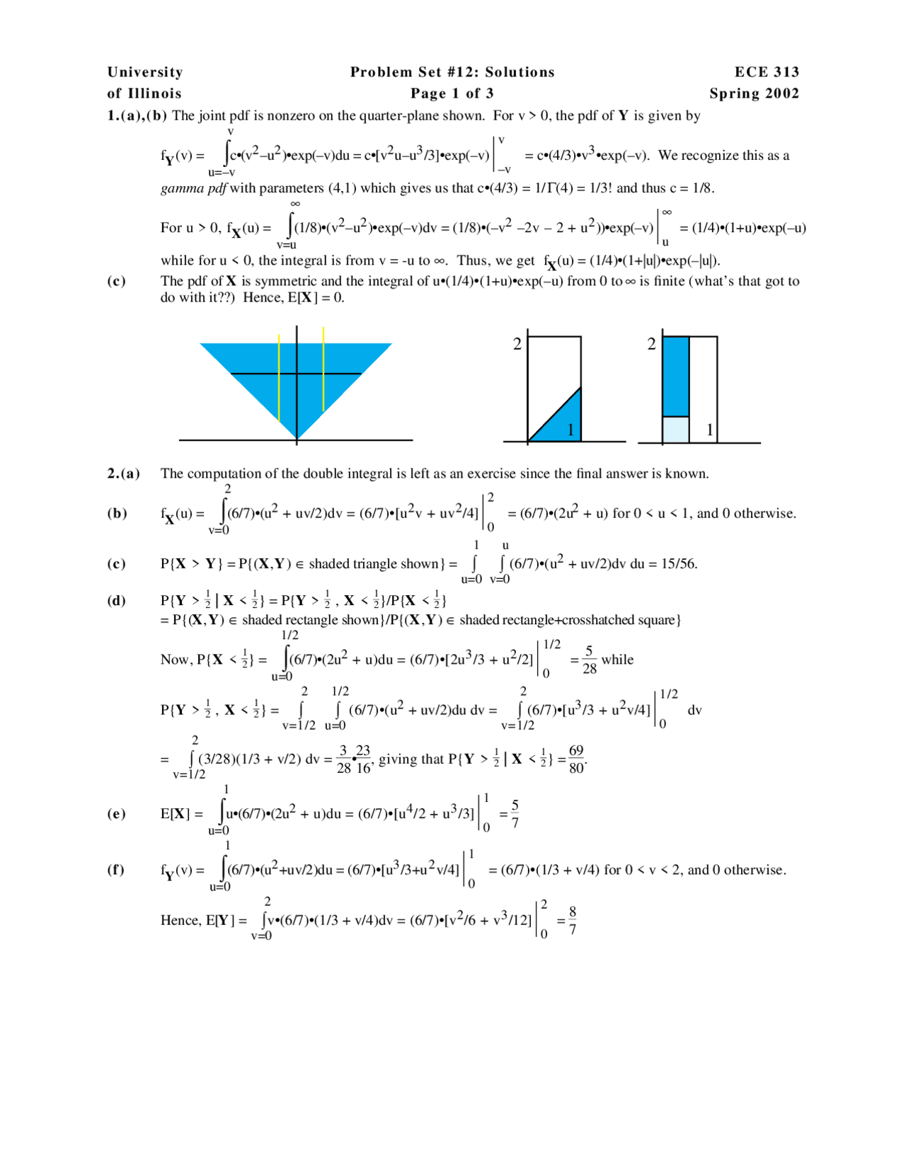 Solved Assignment 12 - Probability with Engineering Applications | ECE ...