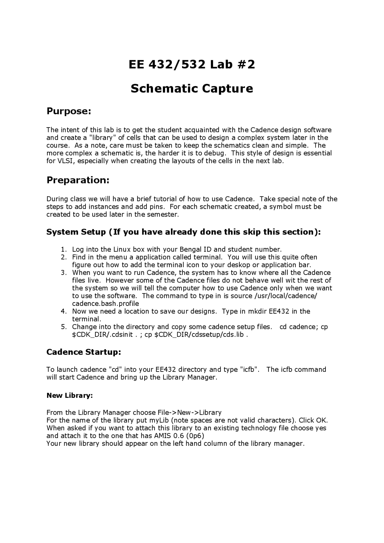 Schematic Capture - VLSI Design - Lab 2 | EE 432 | Lab Reports ...