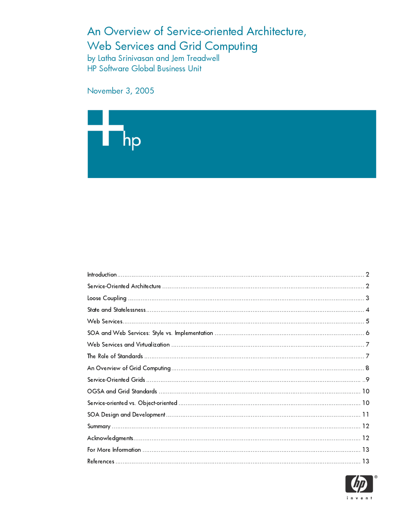 An Overview Of Service Oriented Architecture Web Services Ism 4113 Papers Information