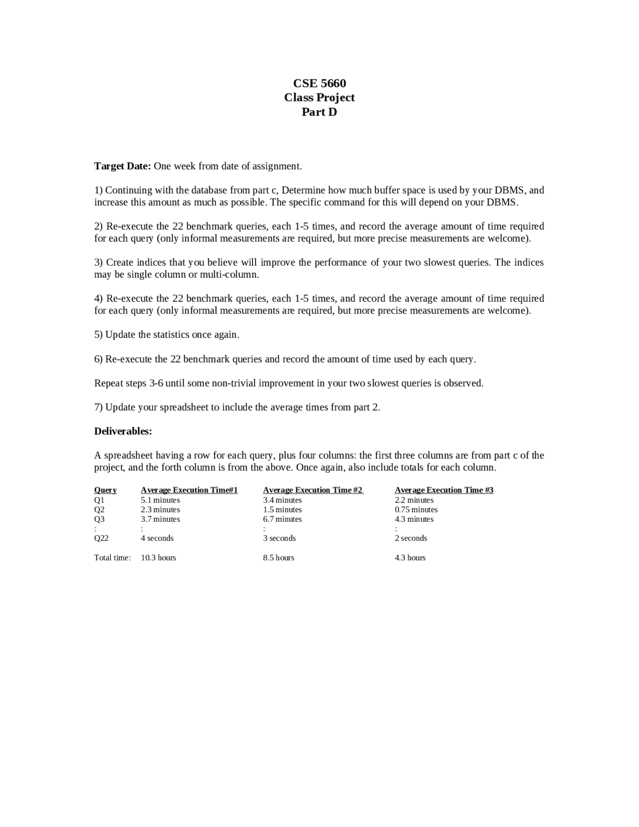 7 Questions In Database Management Systems Cse 5660 Docsity