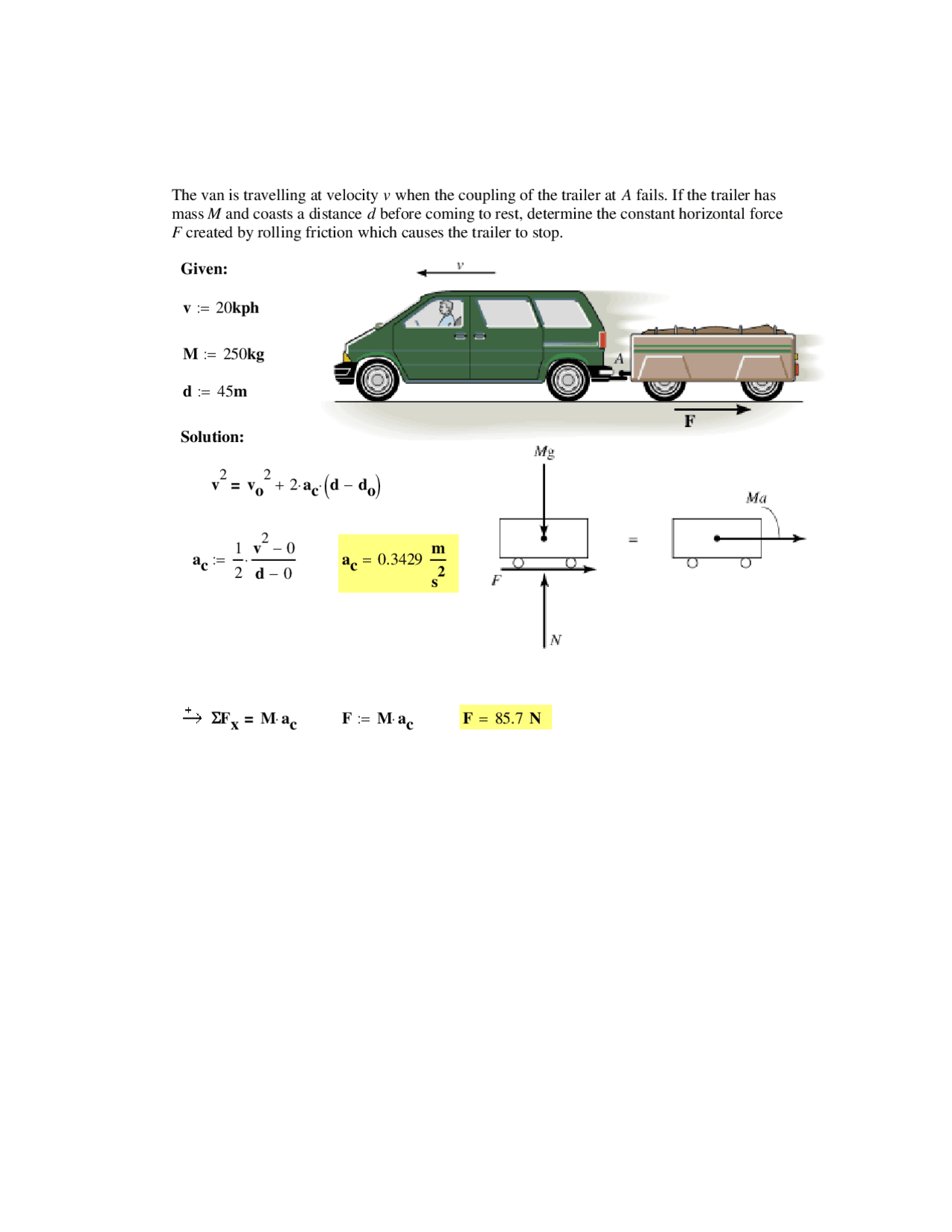 Past Exam With Solution Statics And Dynamics Mech 2110 Docsity