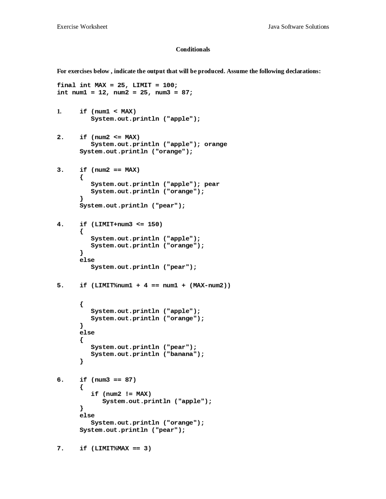 Java Software Solutions - Found of Algorithm and Data Structure | CSC ...