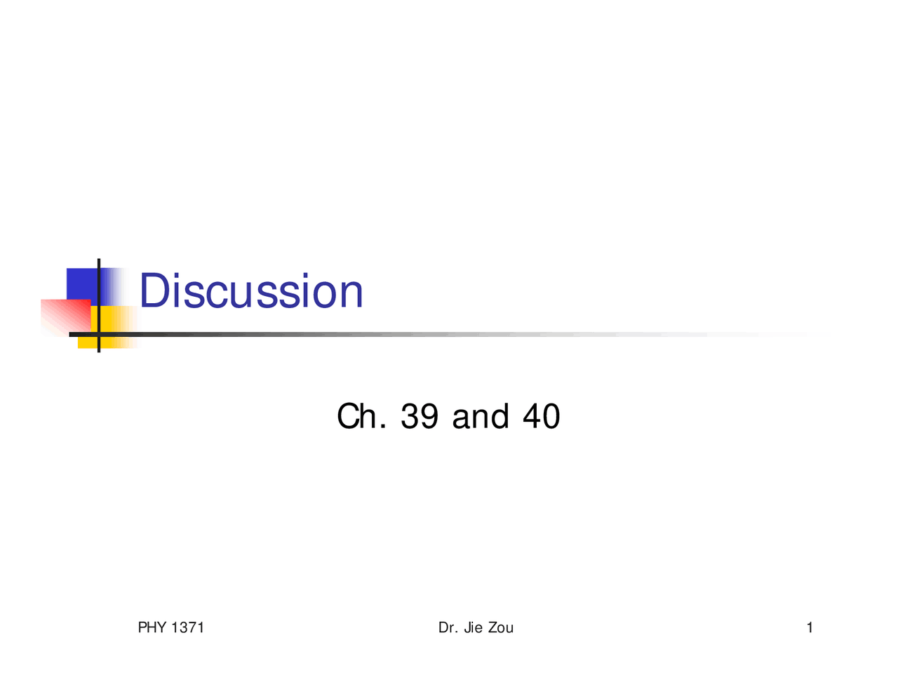 Lecture Slides On The Quantum Oscillator General Physics Iii Phy