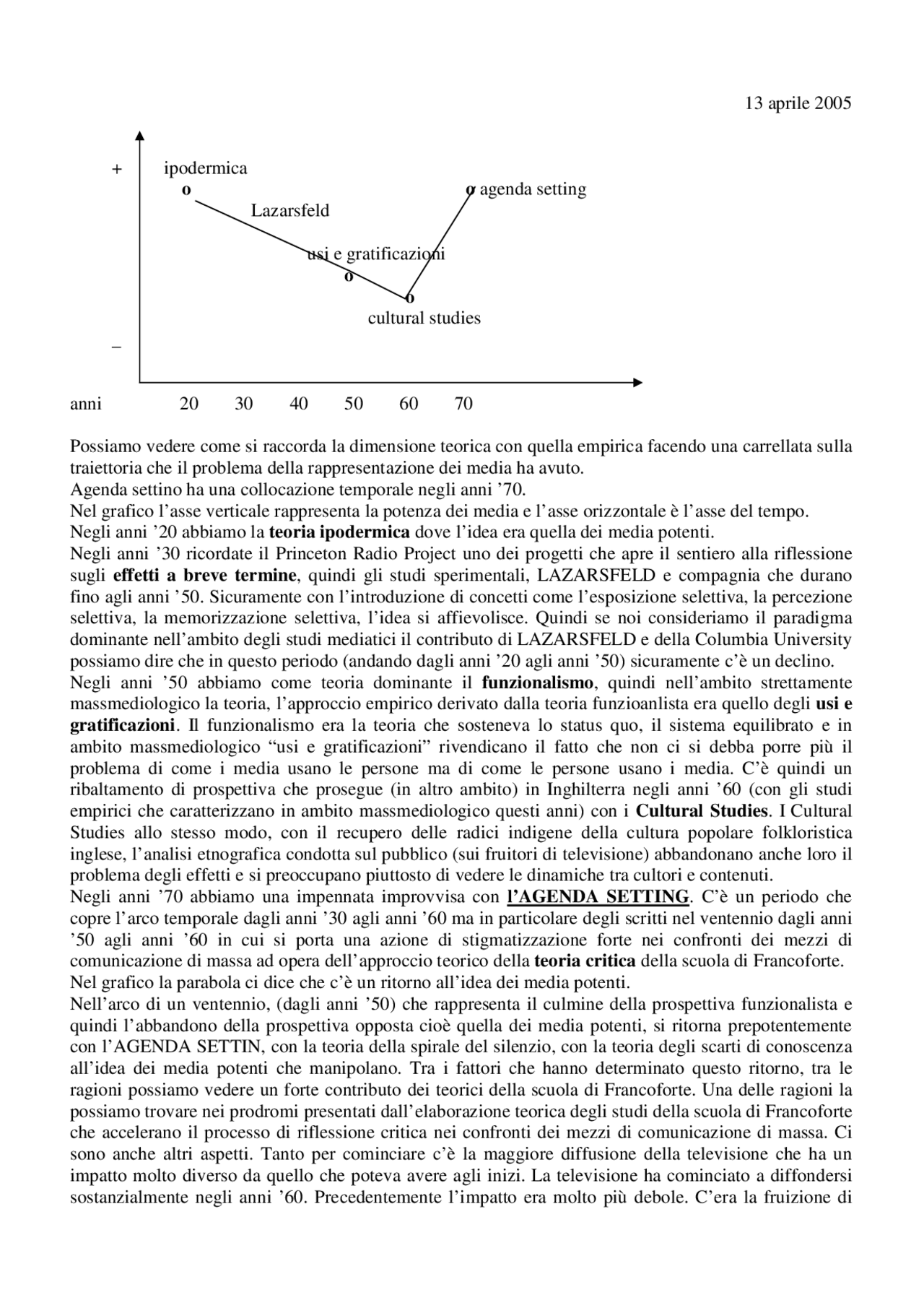 Comunicazione Di Massa Sbobinature Lezione 9 Docsity