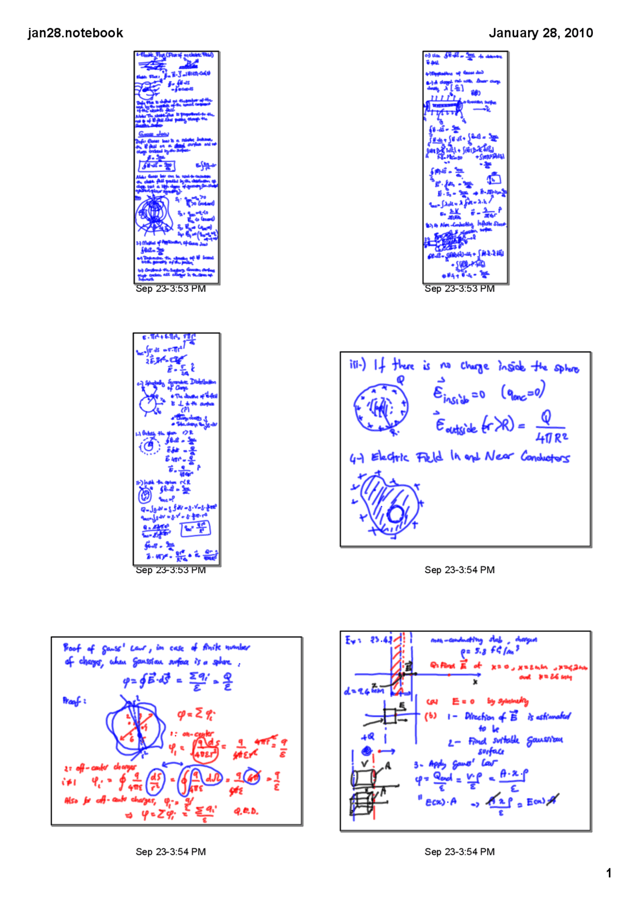 Handwritten Notes On General Physics With Calculus Ii Ph 112 Docsity
